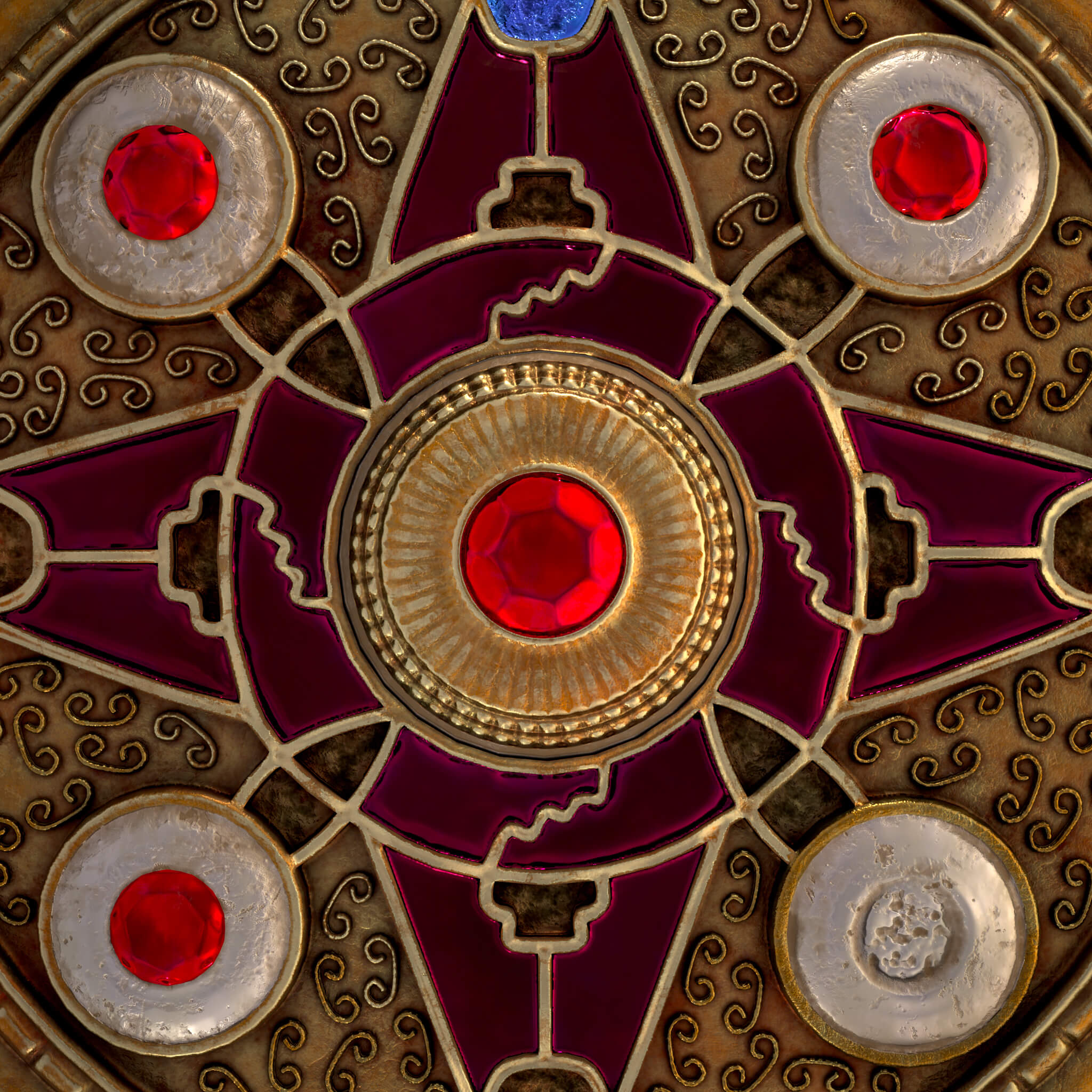 Anglo Saxon Brooch - 3D Model by Get Dead Entertainment