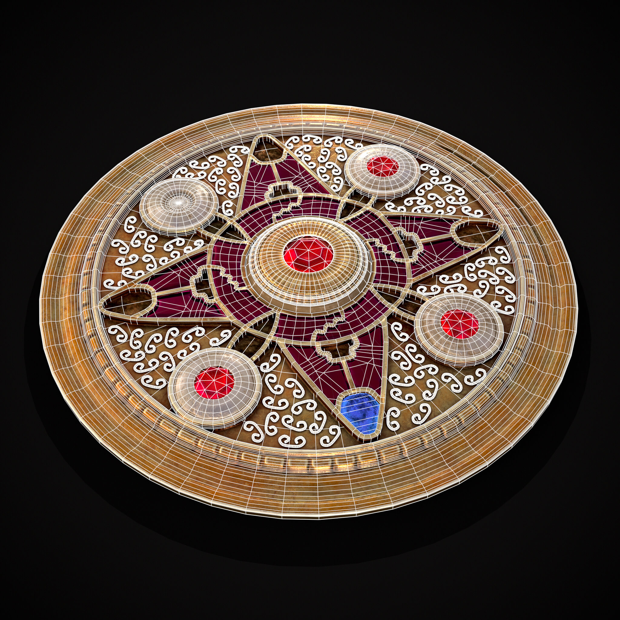Anglo Saxon Brooch - 3D Model by Get Dead Entertainment