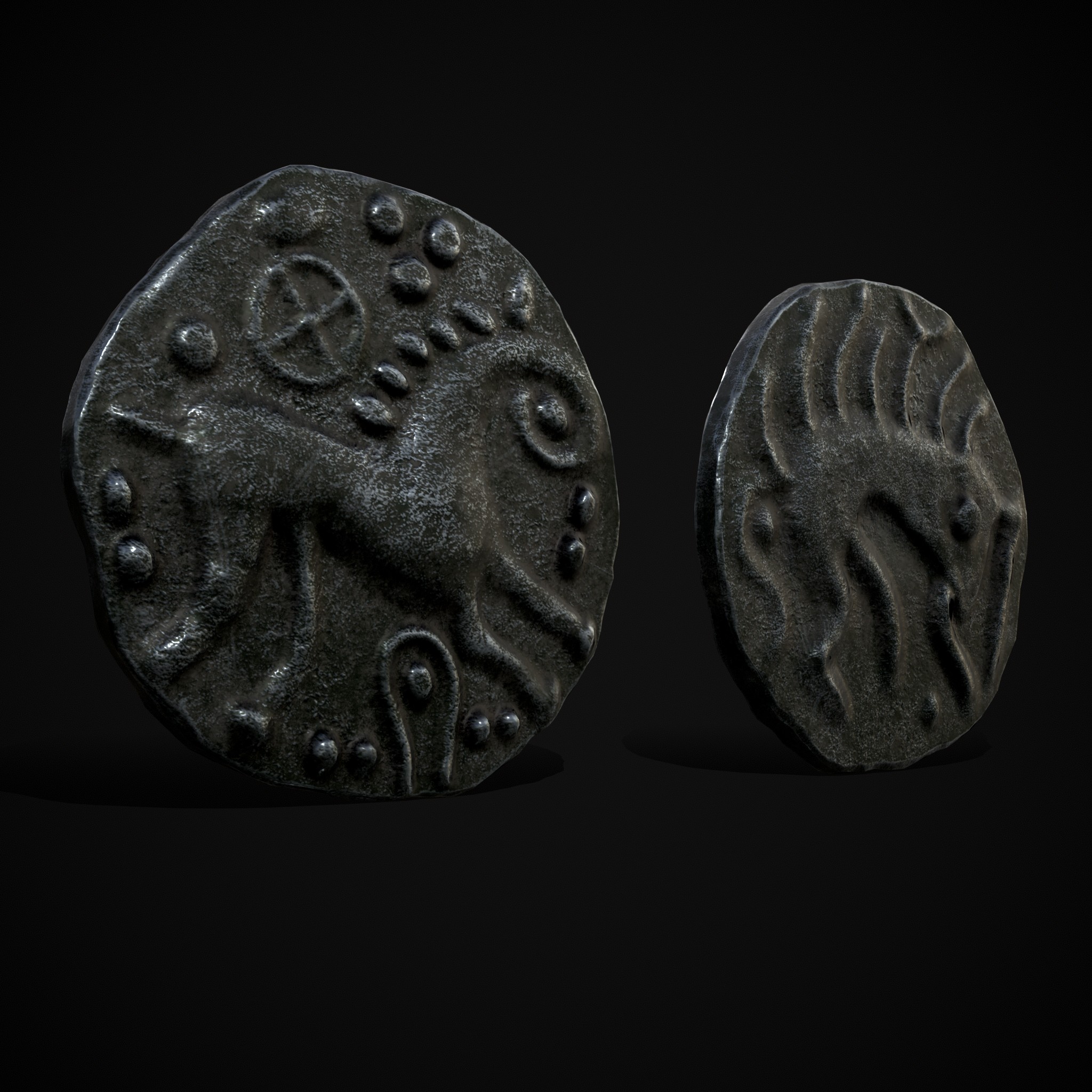 Anglo Saxon Coin - 3D Model by Get Dead Entertainment