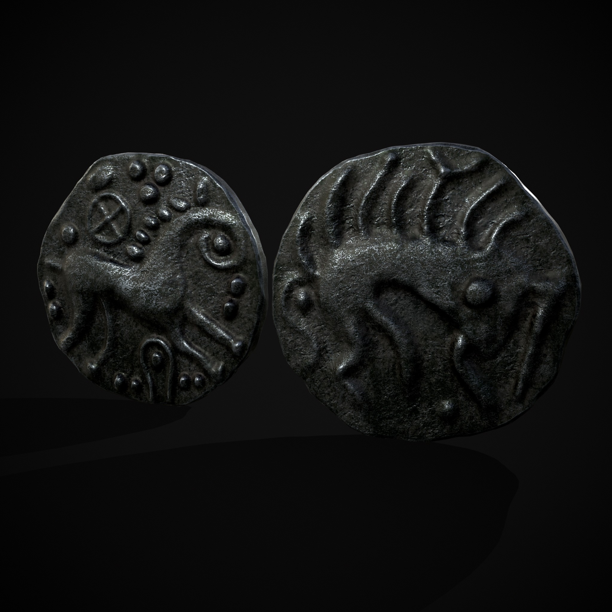 Anglo Saxon Coin - 3D Model by Get Dead Entertainment
