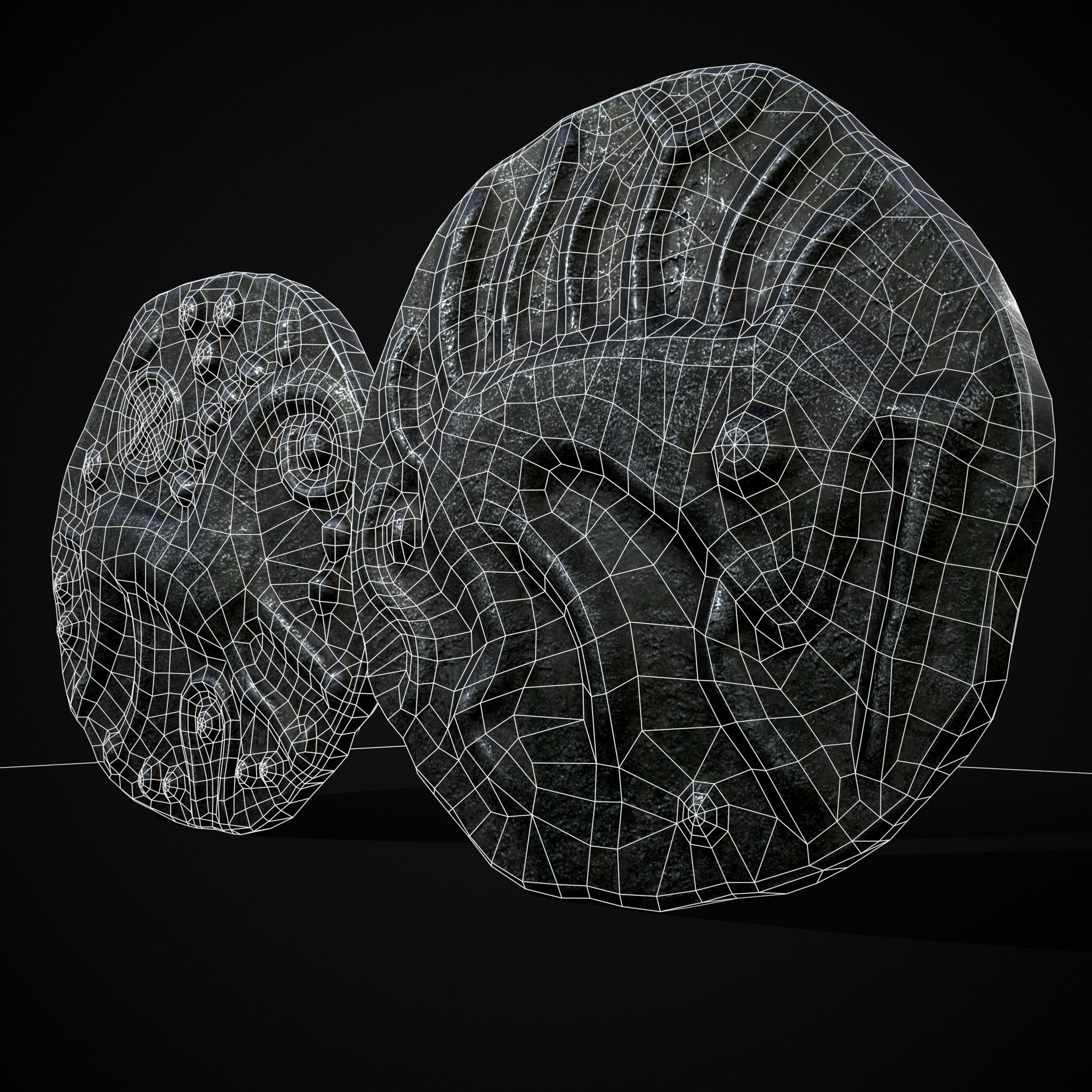 Anglo Saxon Coin - 3D Model by Get Dead Entertainment