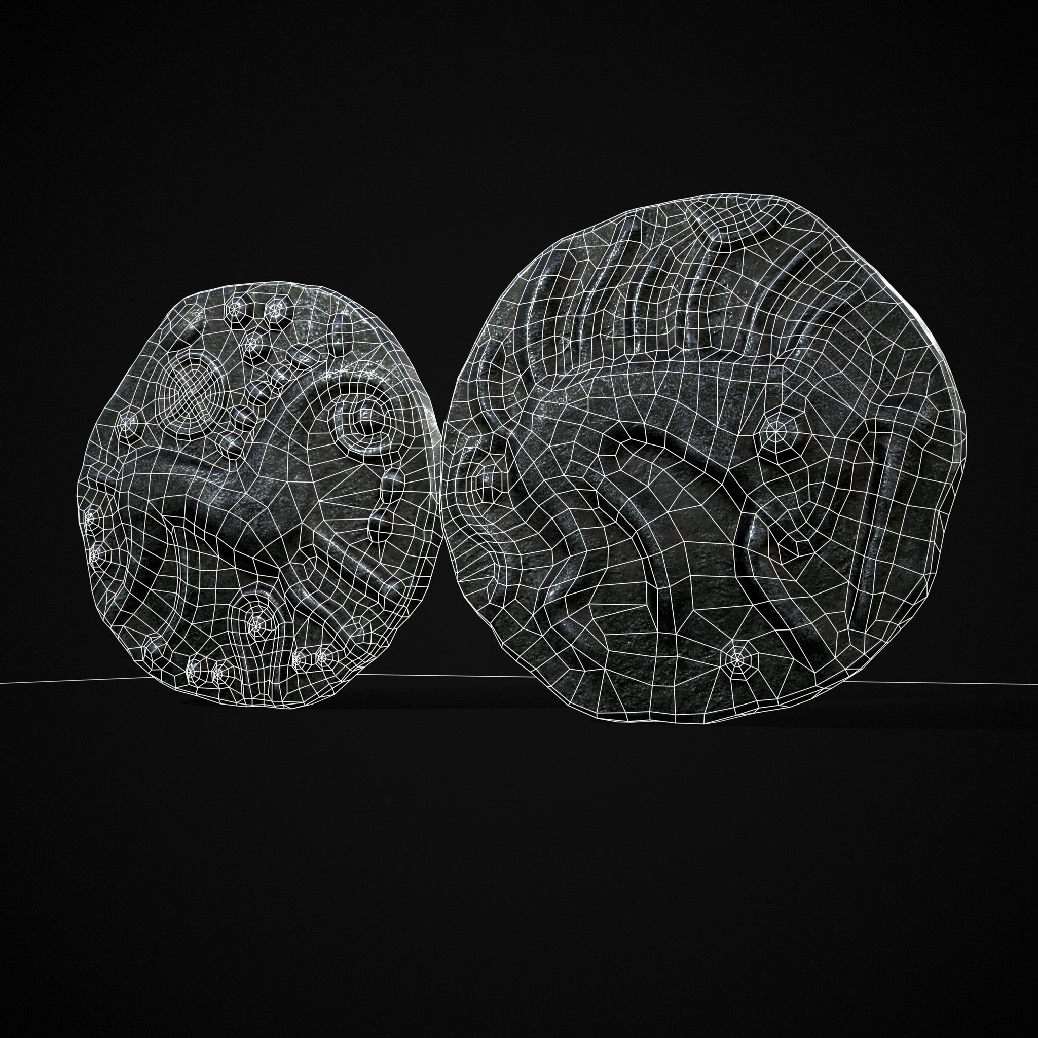 Anglo Saxon Coin - 3D Model by Get Dead Entertainment