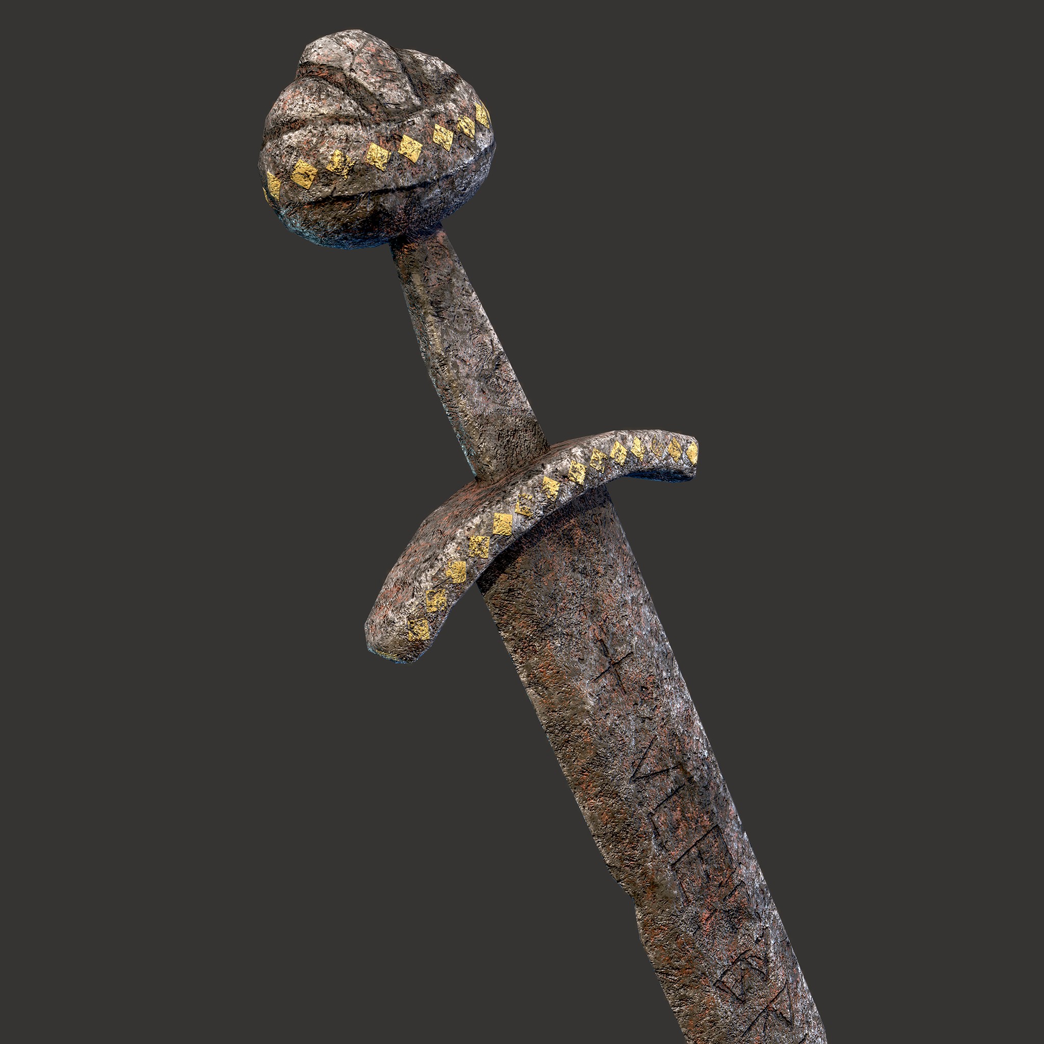 Anglo Saxon Sword - 3D Model by Get Dead Entertainment
