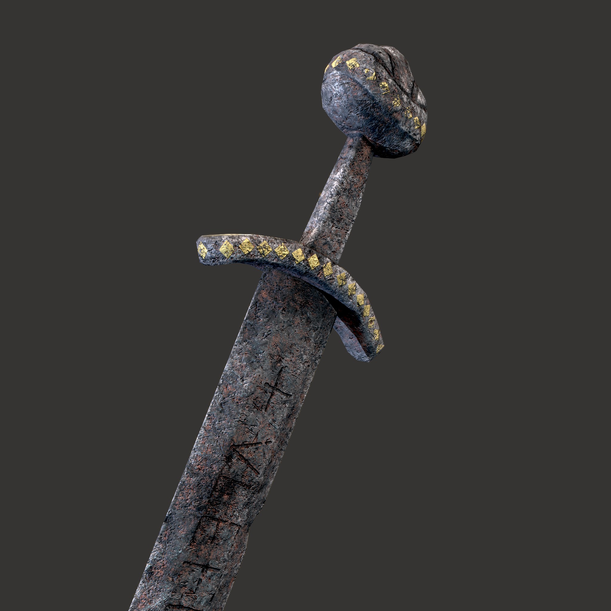 Anglo Saxon Sword - 3D Model by Get Dead Entertainment