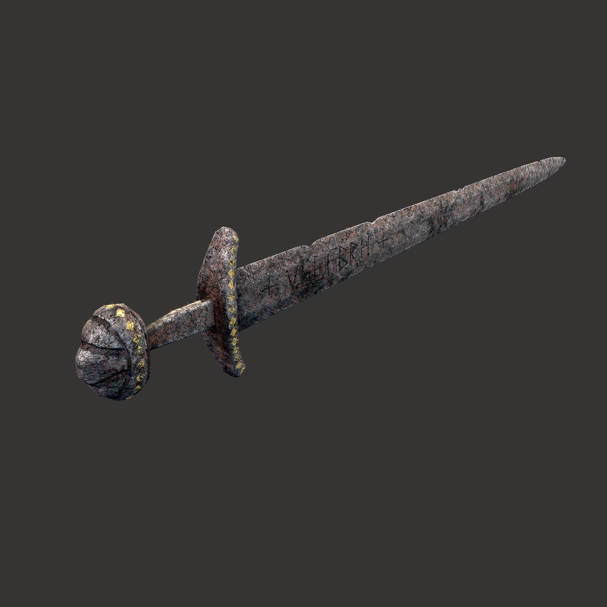 Anglo Saxon Sword - 3D Model by Get Dead Entertainment