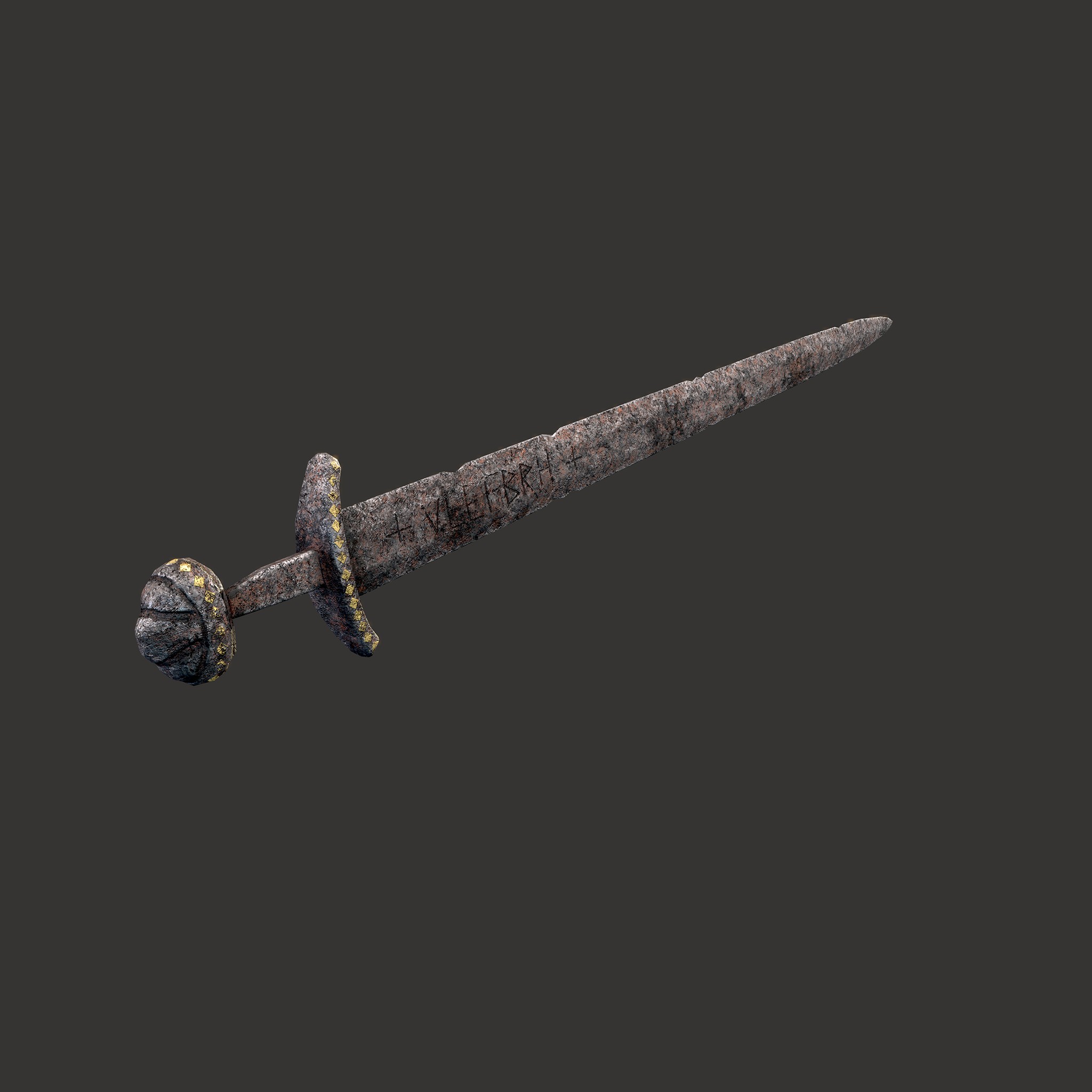 Anglo Saxon Sword - 3D Model by Get Dead Entertainment