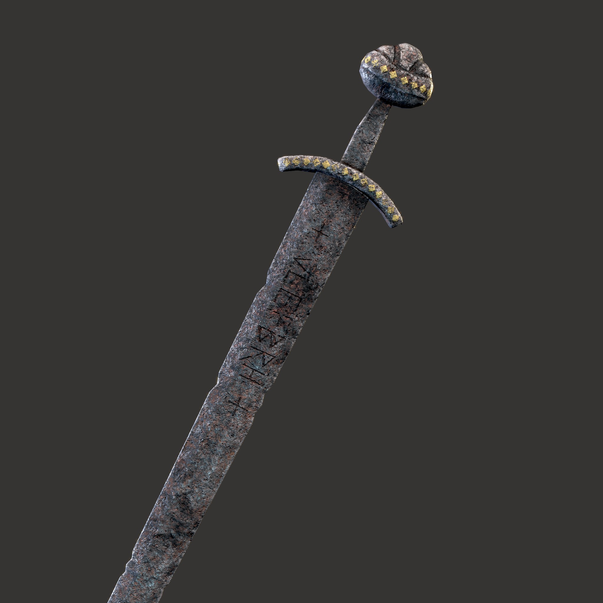 Anglo Saxon Sword - 3D Model by Get Dead Entertainment