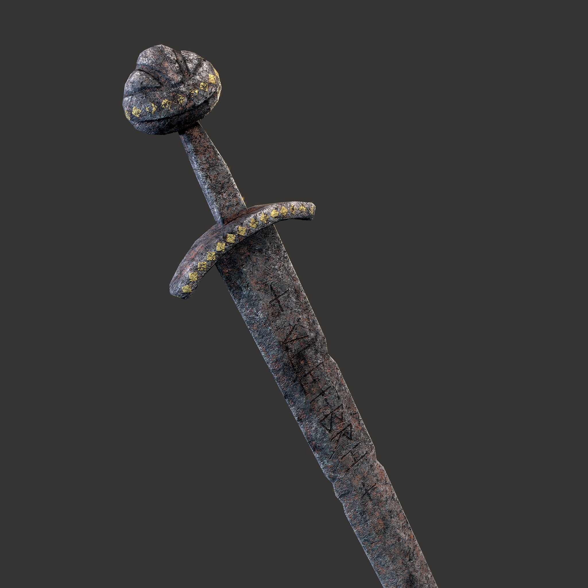 Anglo Saxon Sword - 3D Model by Get Dead Entertainment