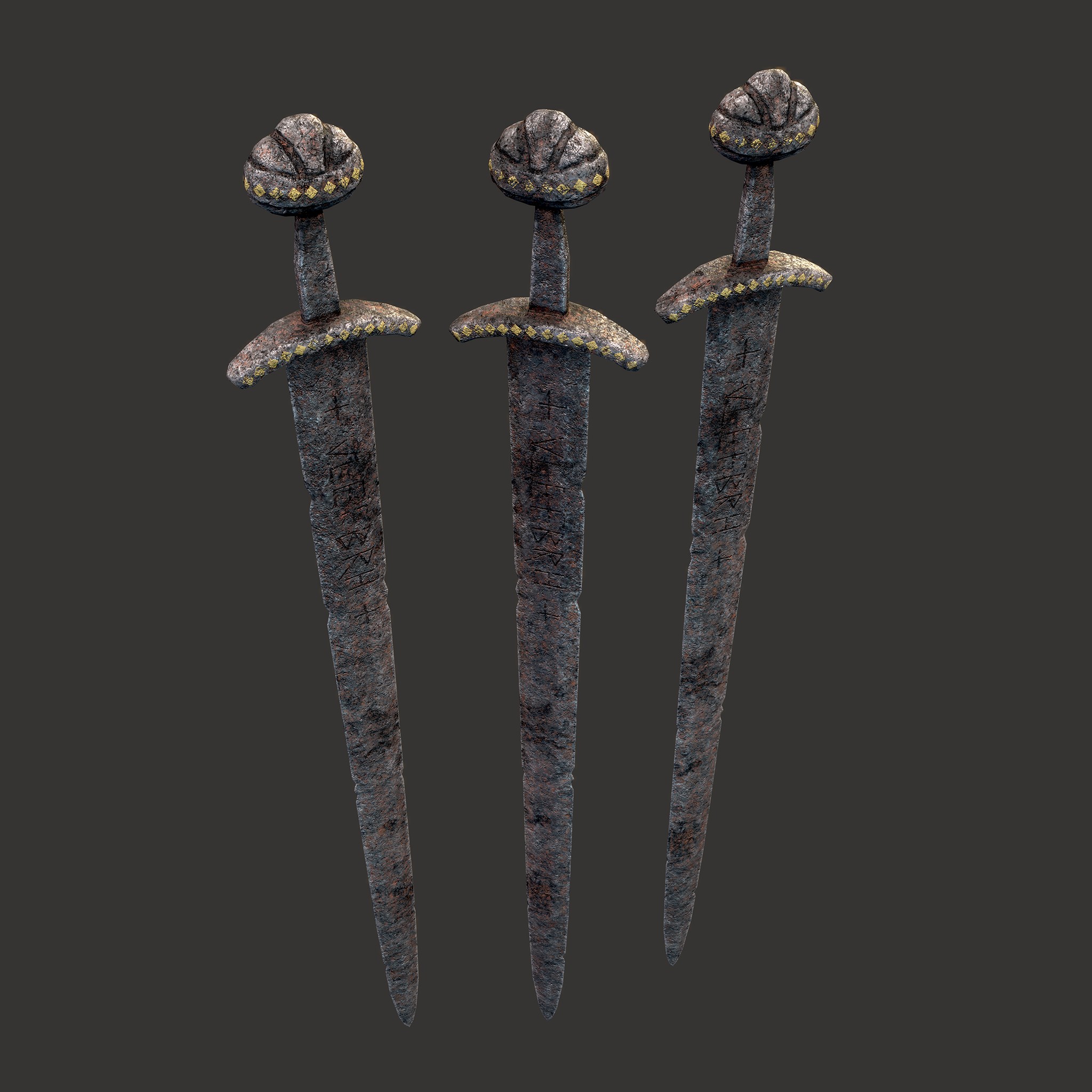 Anglo Saxon Sword - 3D Model by Get Dead Entertainment
