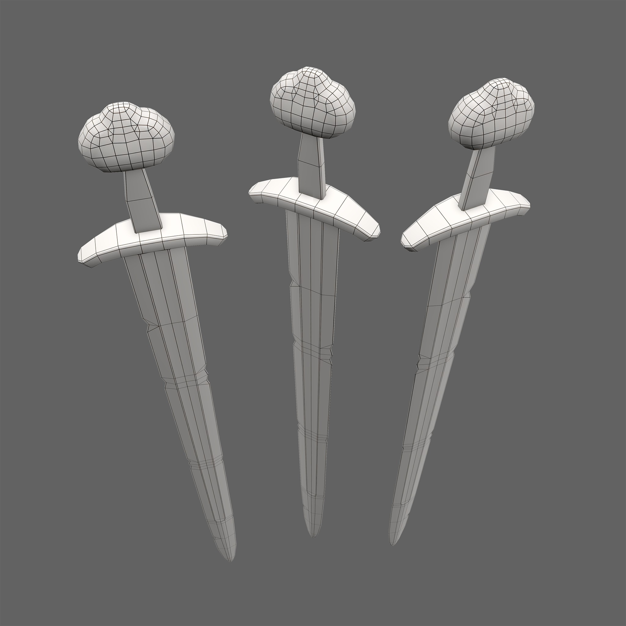 Anglo Saxon Sword - 3D Model by Get Dead Entertainment