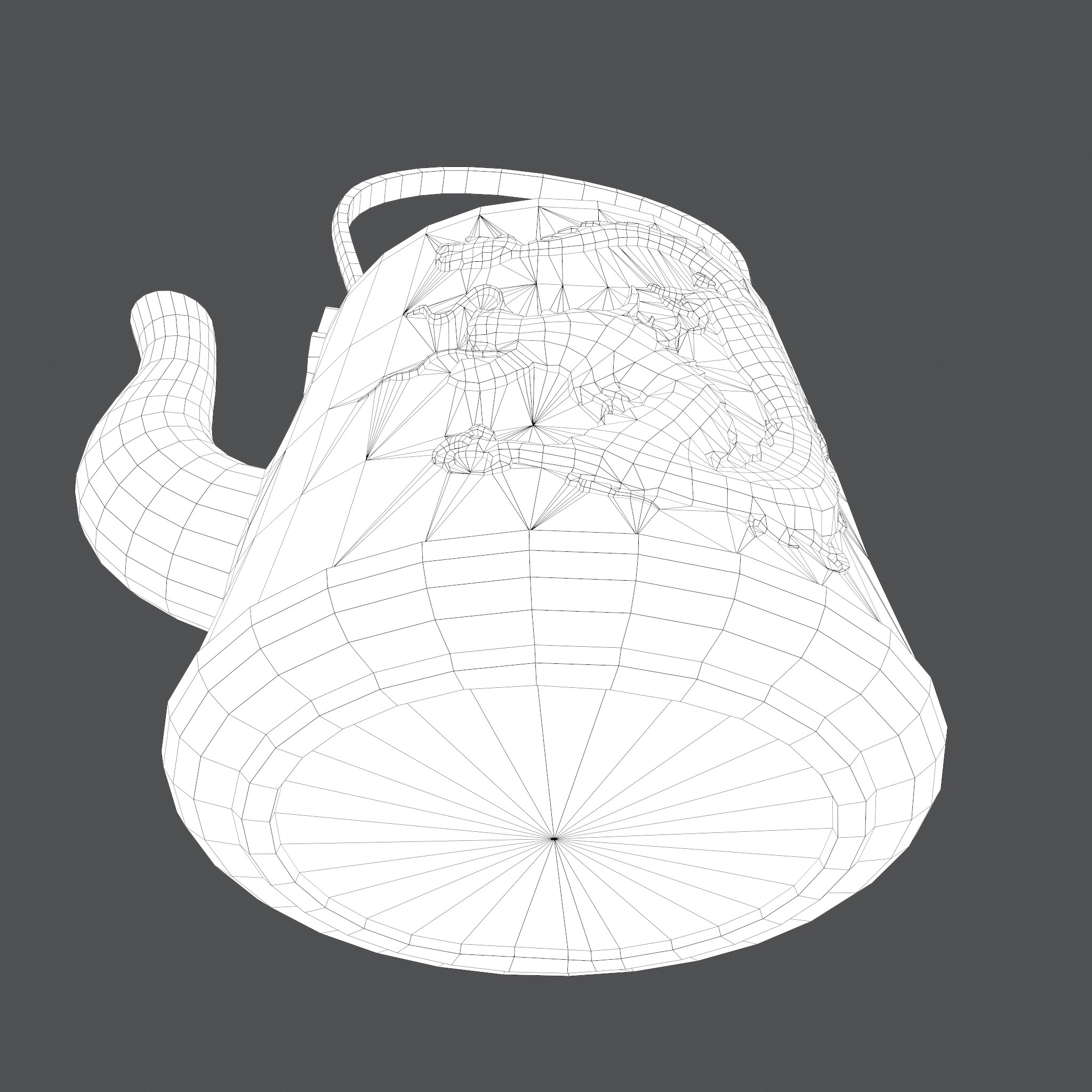 Antique Chinese Dragon Teapot - 3D Model by Get Dead Entertainment