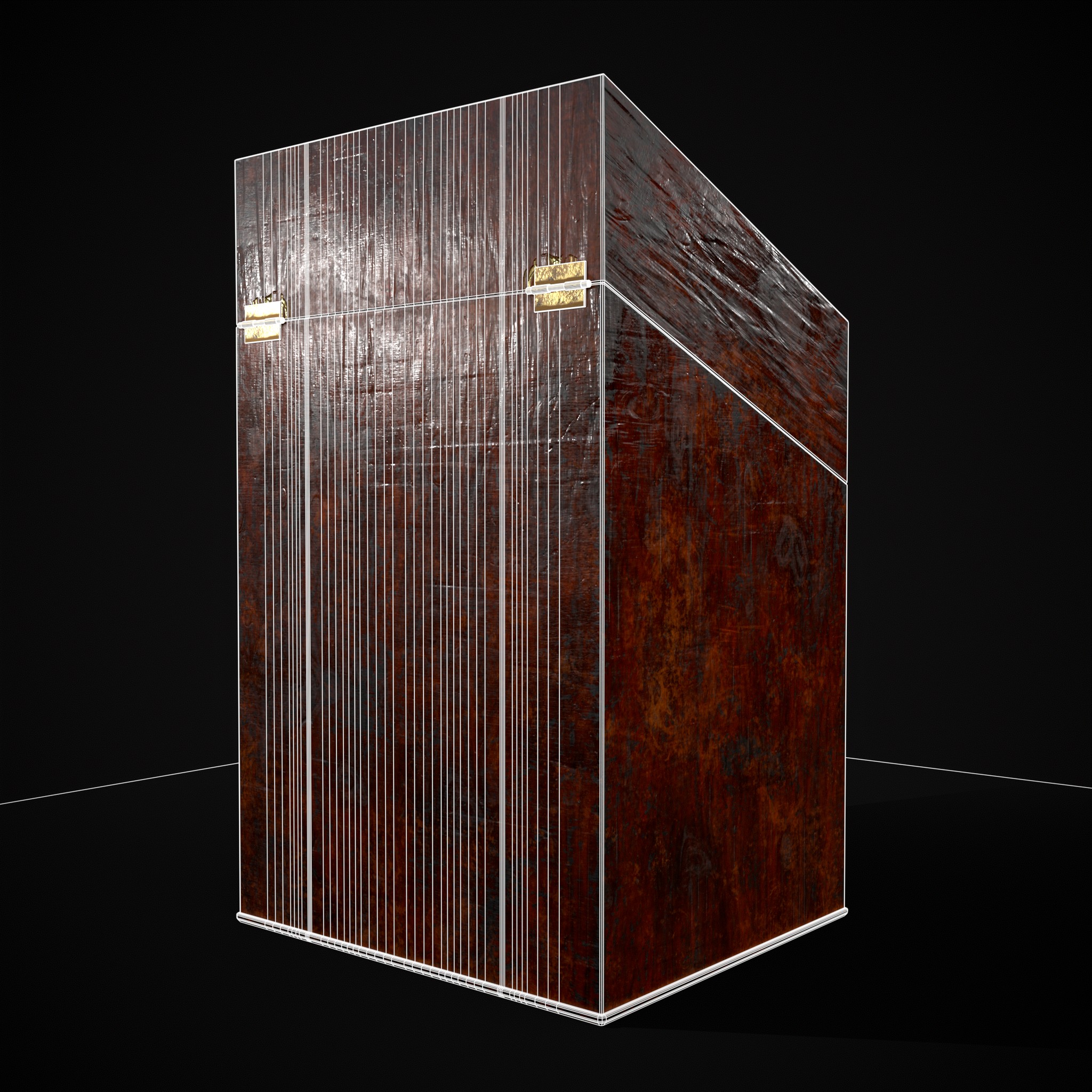 Antique Georgian Knife Box - 3D Model by Get Dead Entertainment