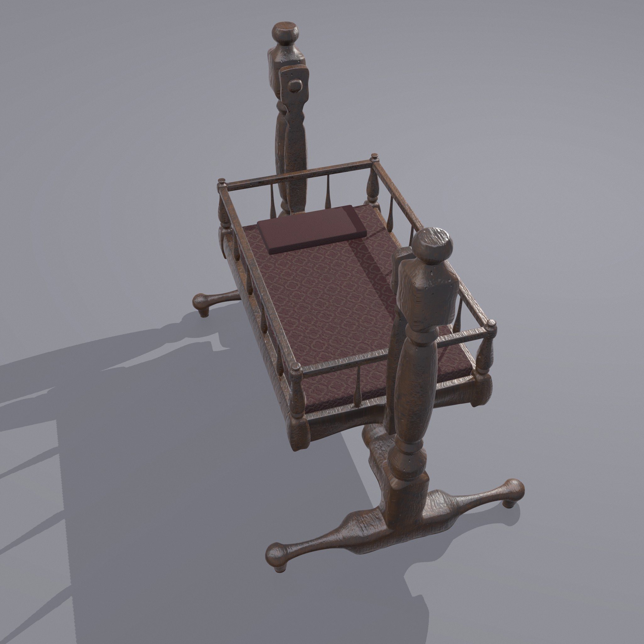 Antique Medieval Cradle - Free 3D Model by Get Dead Entertainment