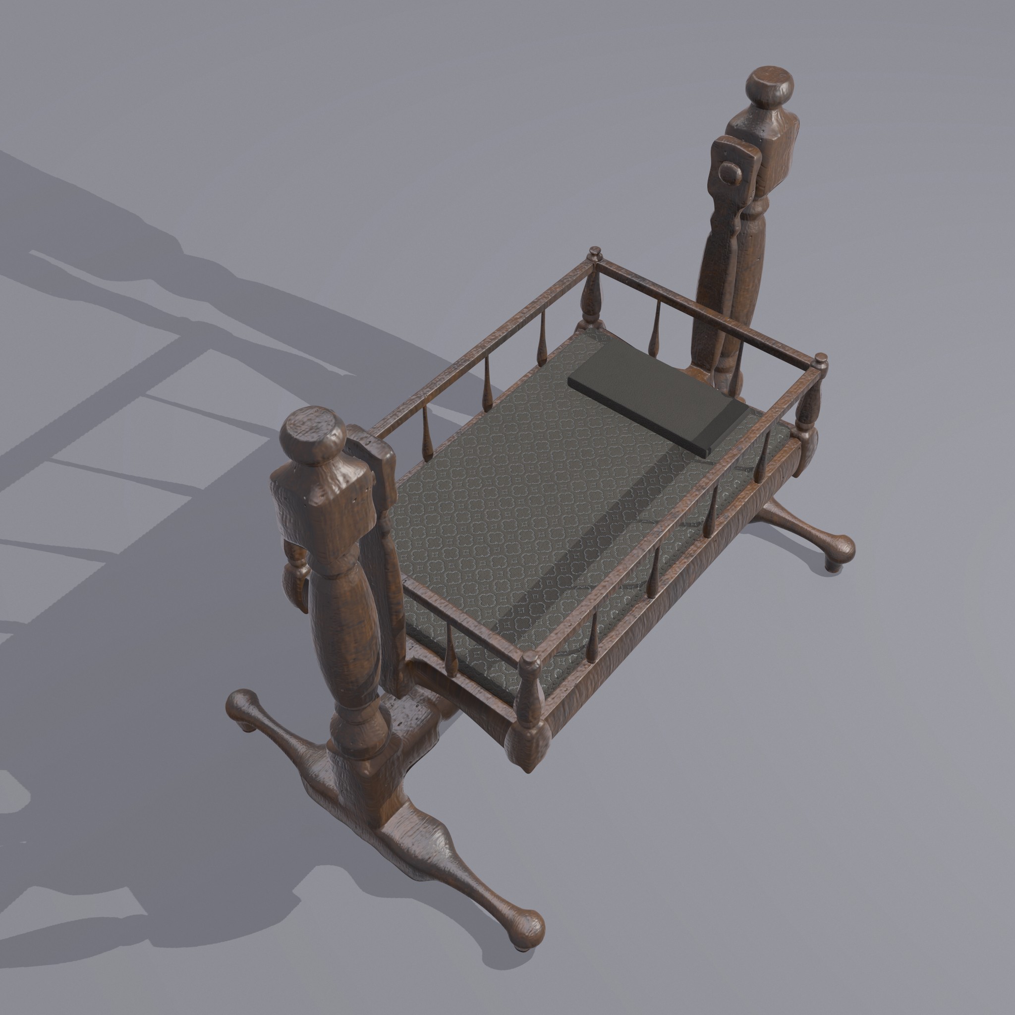 Antique Medieval Cradle - Free 3D Model by Get Dead Entertainment