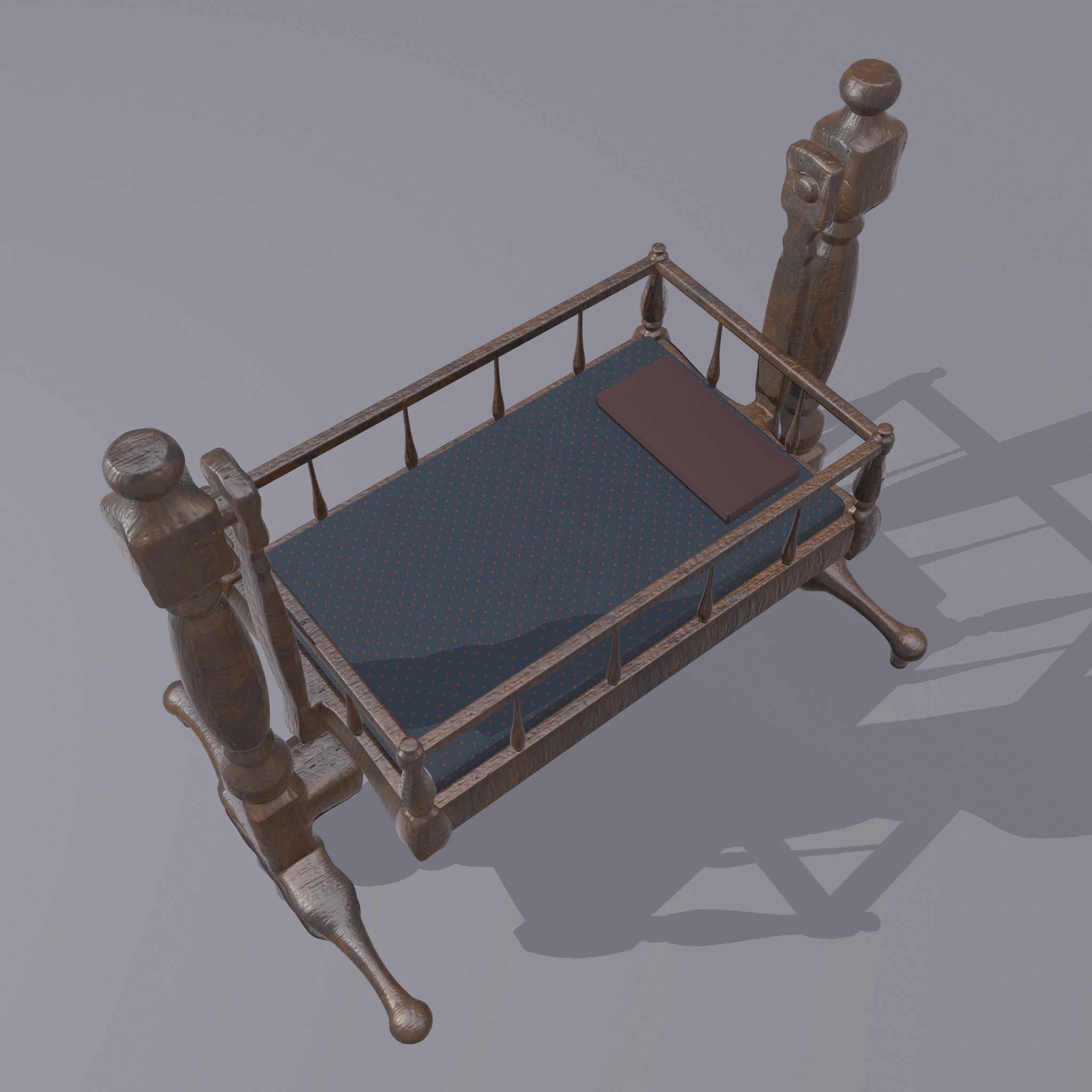 Antique Medieval Cradle - Free 3D Model by Get Dead Entertainment