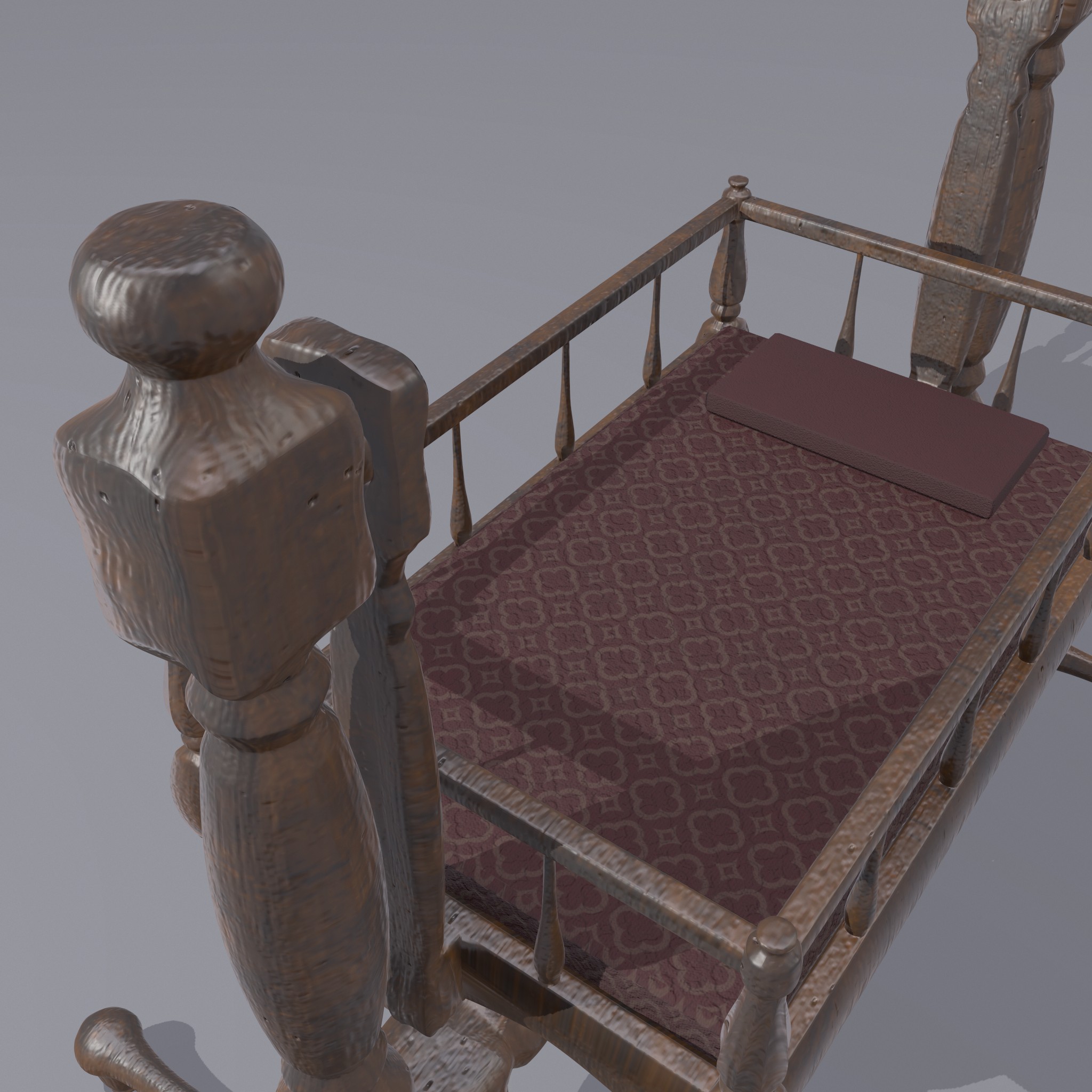 Antique Medieval Cradle - Free 3D Model by Get Dead Entertainment