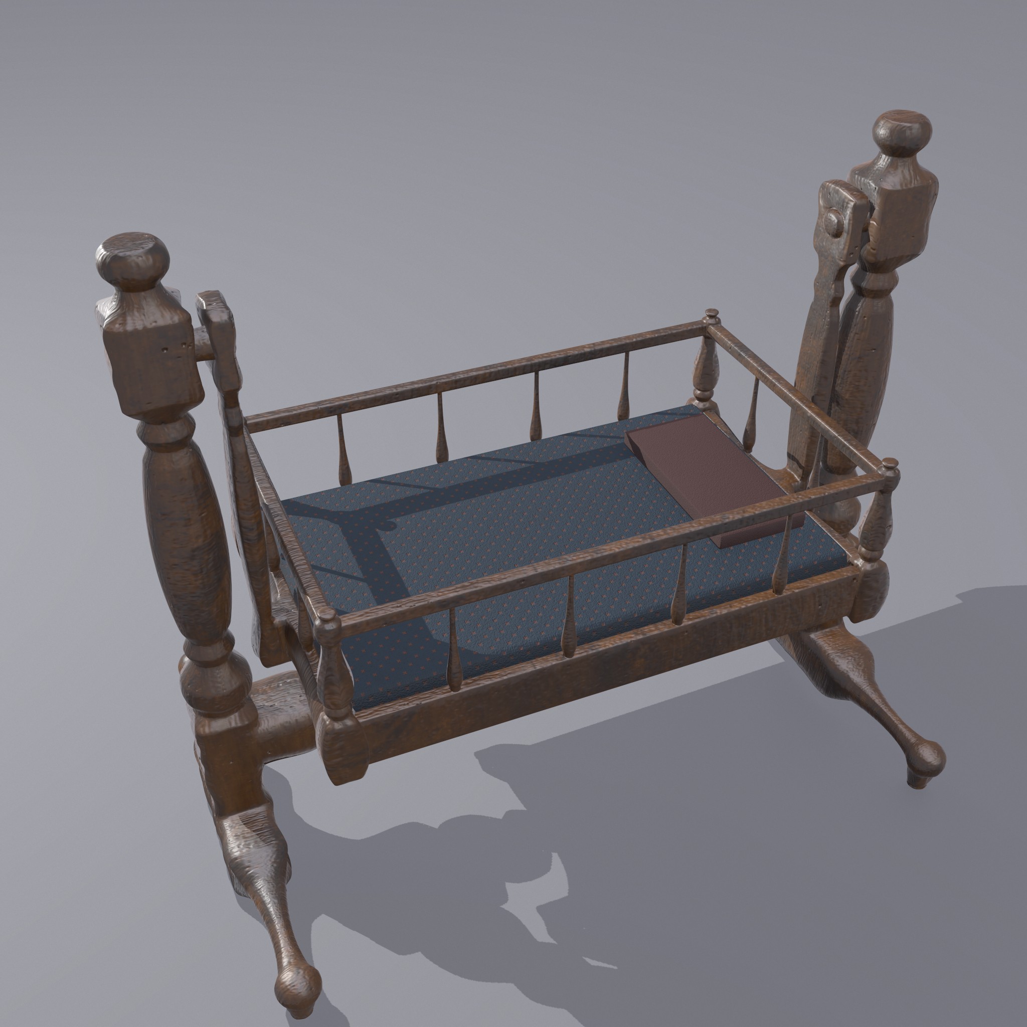 Antique Medieval Cradle - Free 3D Model by Get Dead Entertainment