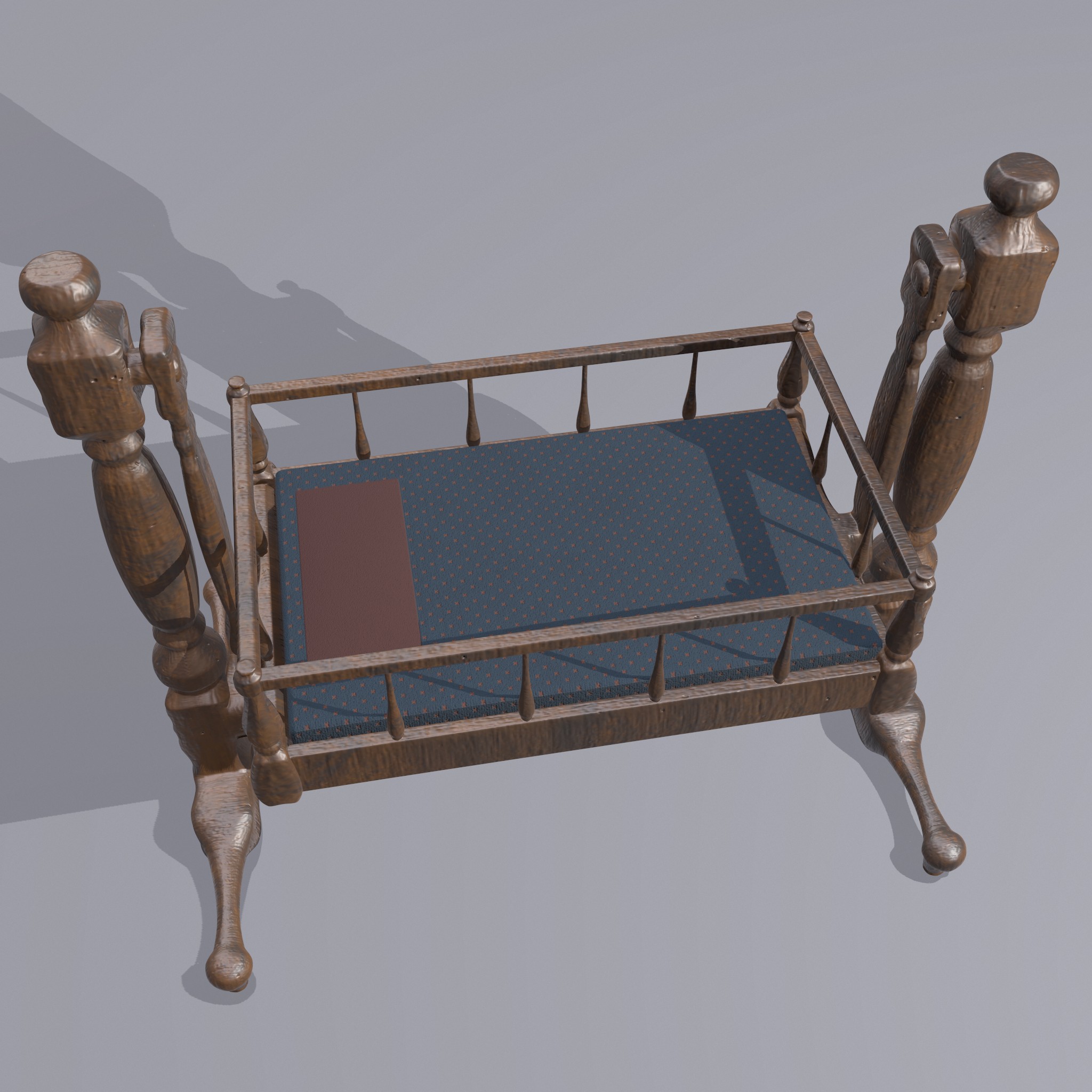 Antique Medieval Cradle - Free 3D Model by Get Dead Entertainment