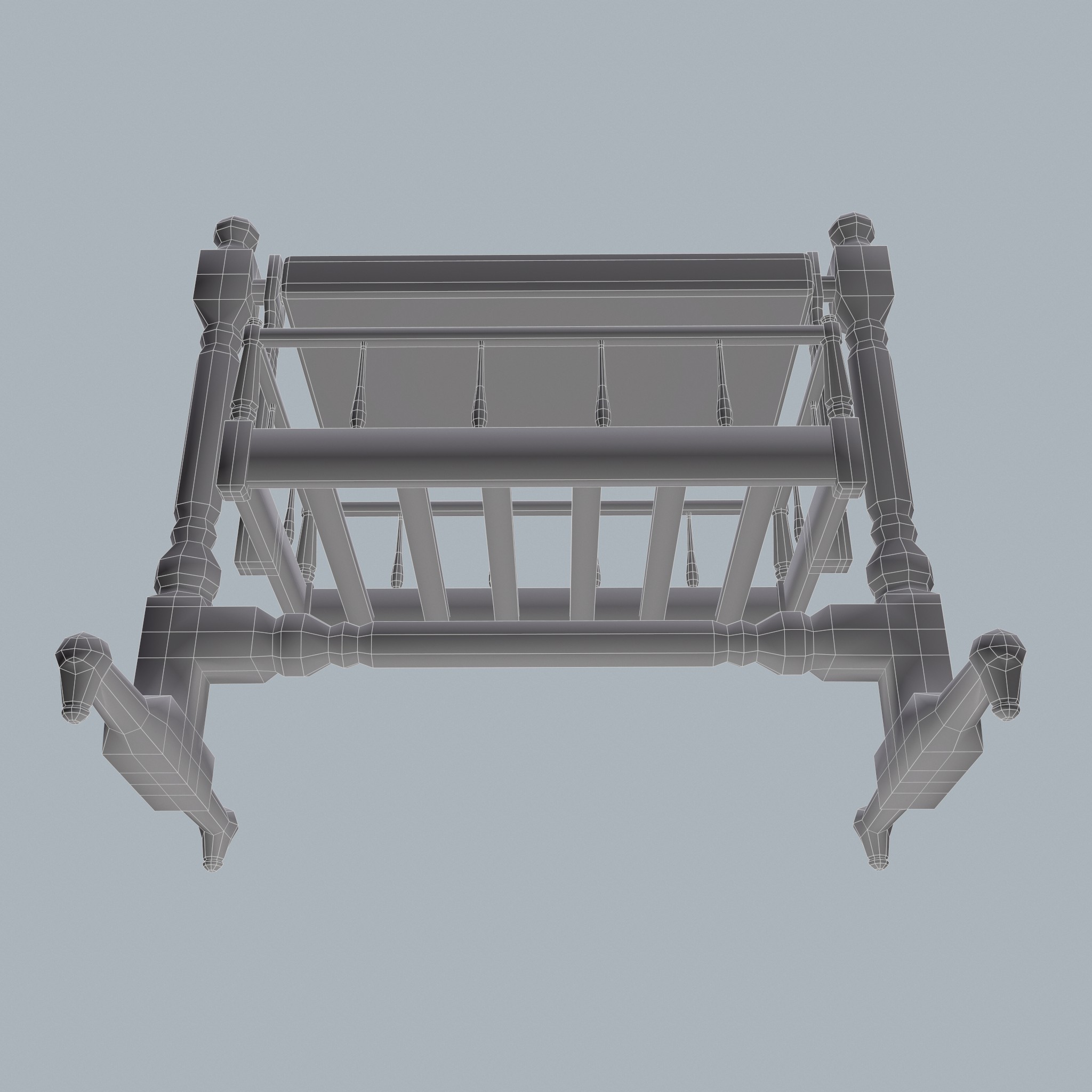Antique Medieval Cradle - Free 3D Model by Get Dead Entertainment