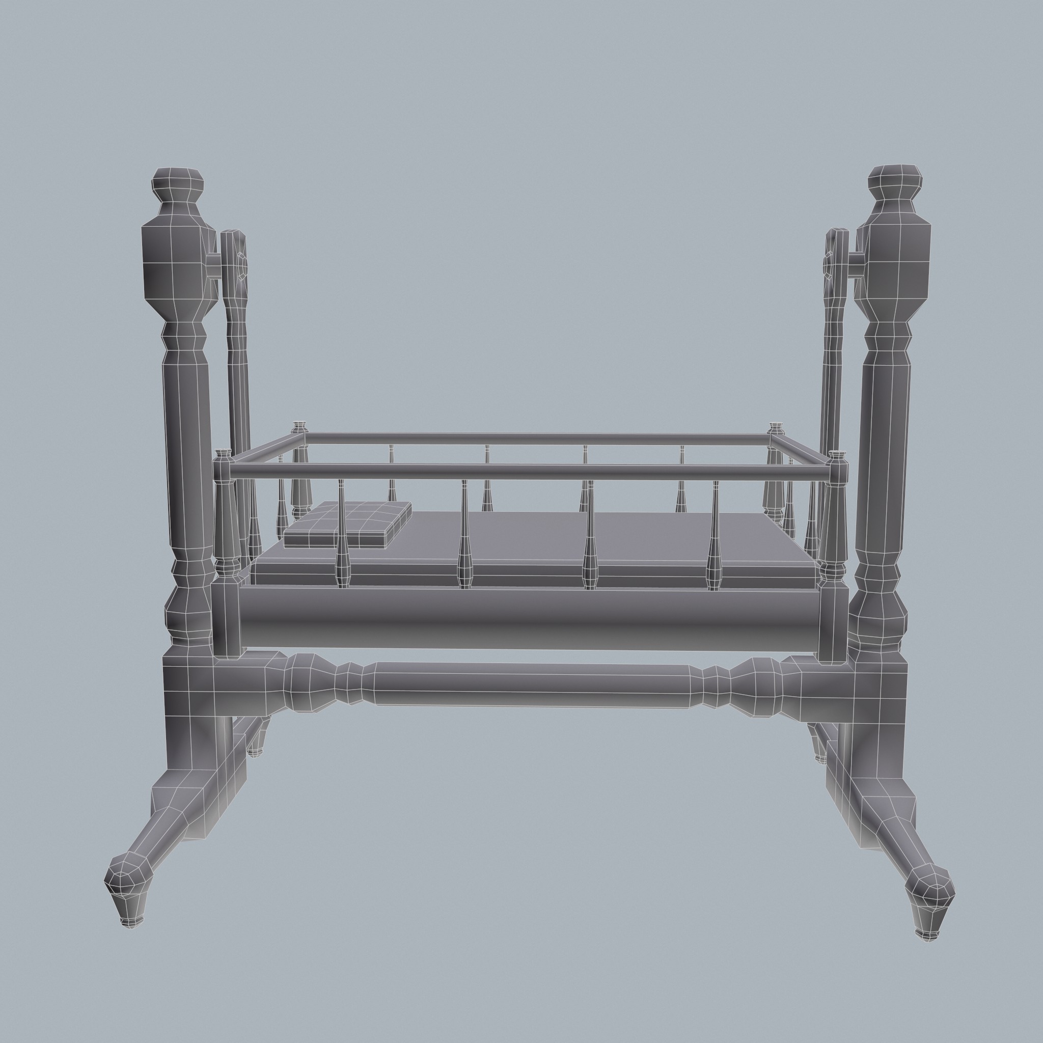 Antique Medieval Cradle - Free 3D Model by Get Dead Entertainment