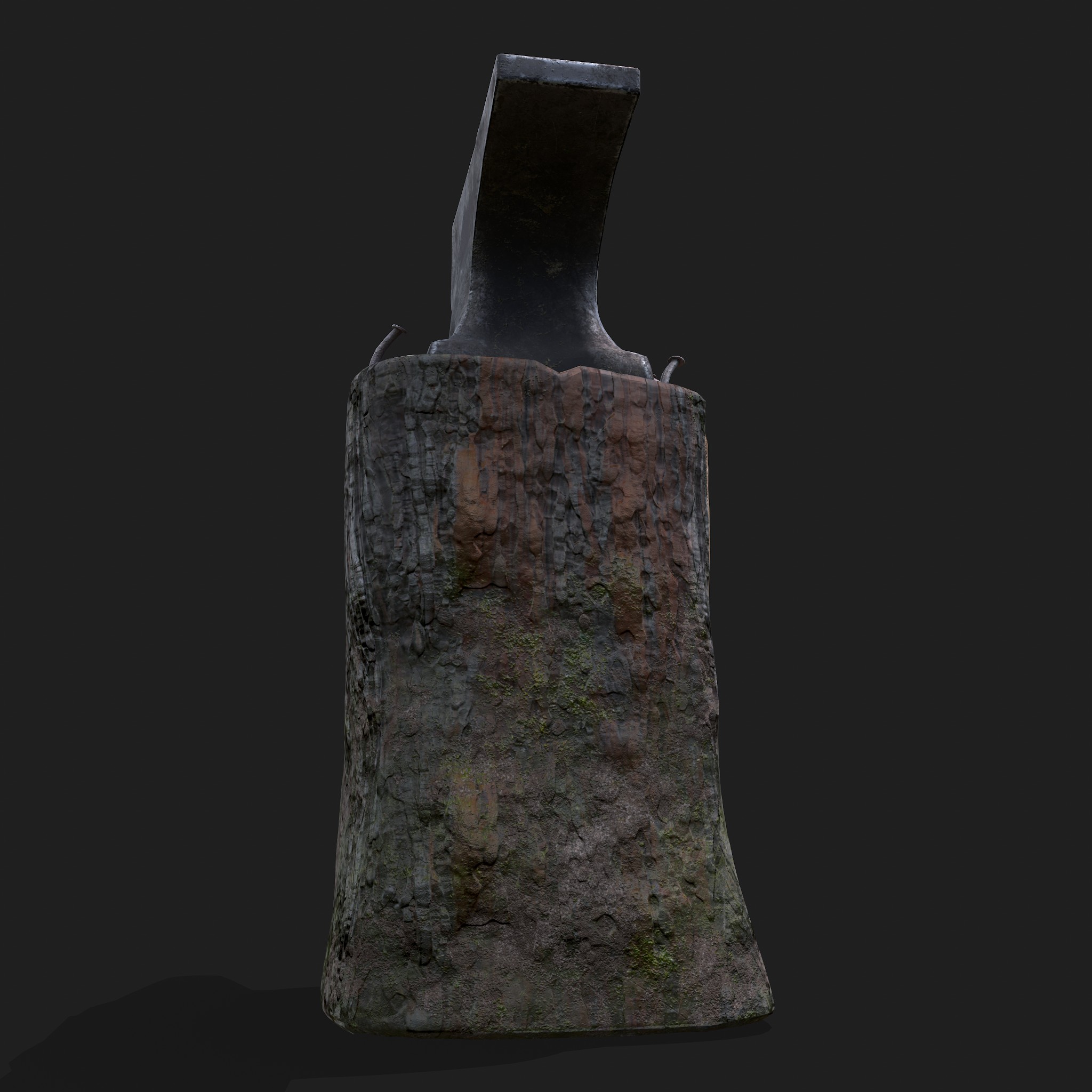 Anvil Tree Stump - 3D Model by Get Dead Entertainment