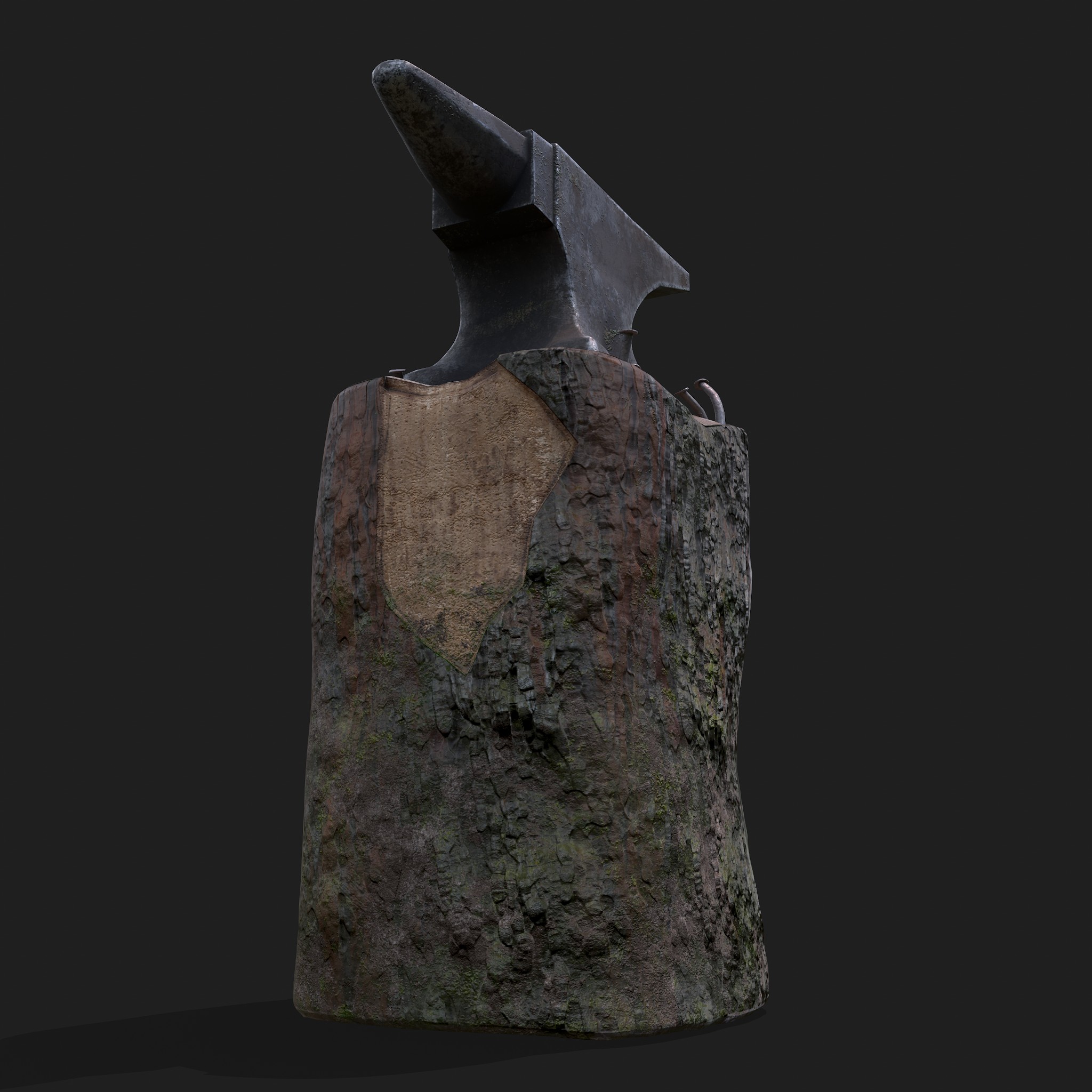 Anvil Tree Stump - 3D Model by Get Dead Entertainment