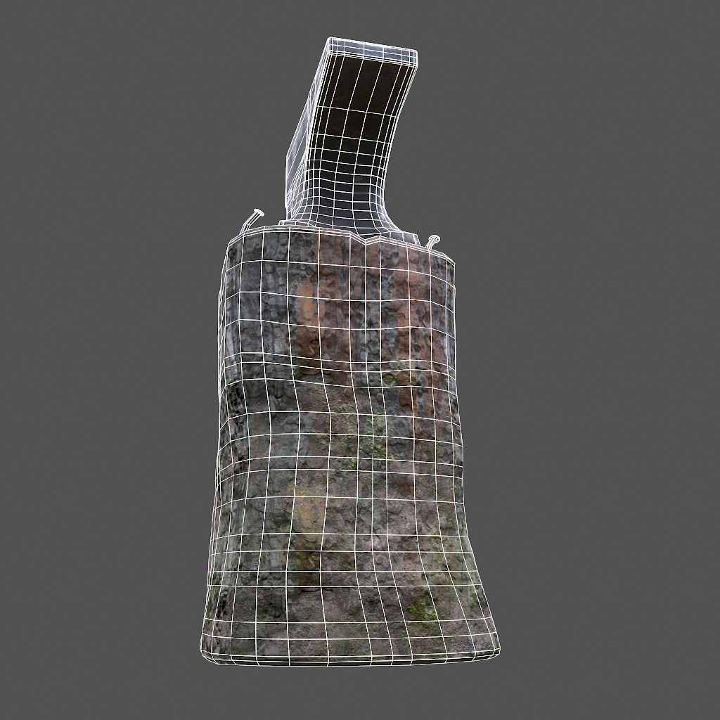 Anvil Tree Stump - 3D Model by Get Dead Entertainment