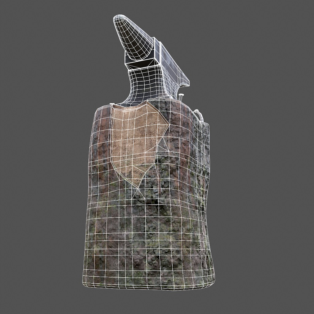 Anvil Tree Stump - 3D Model by Get Dead Entertainment