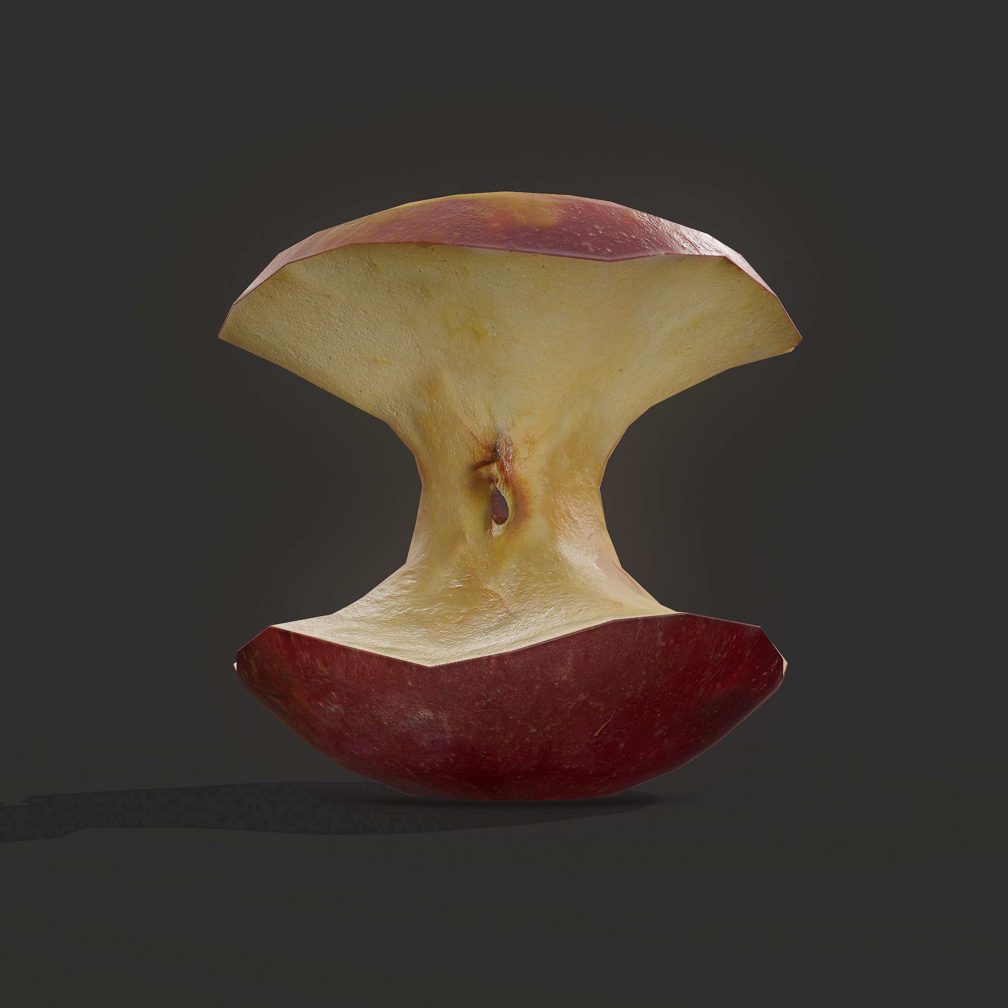Apple Core Fruit - 3D Model by Get Dead Entertainment