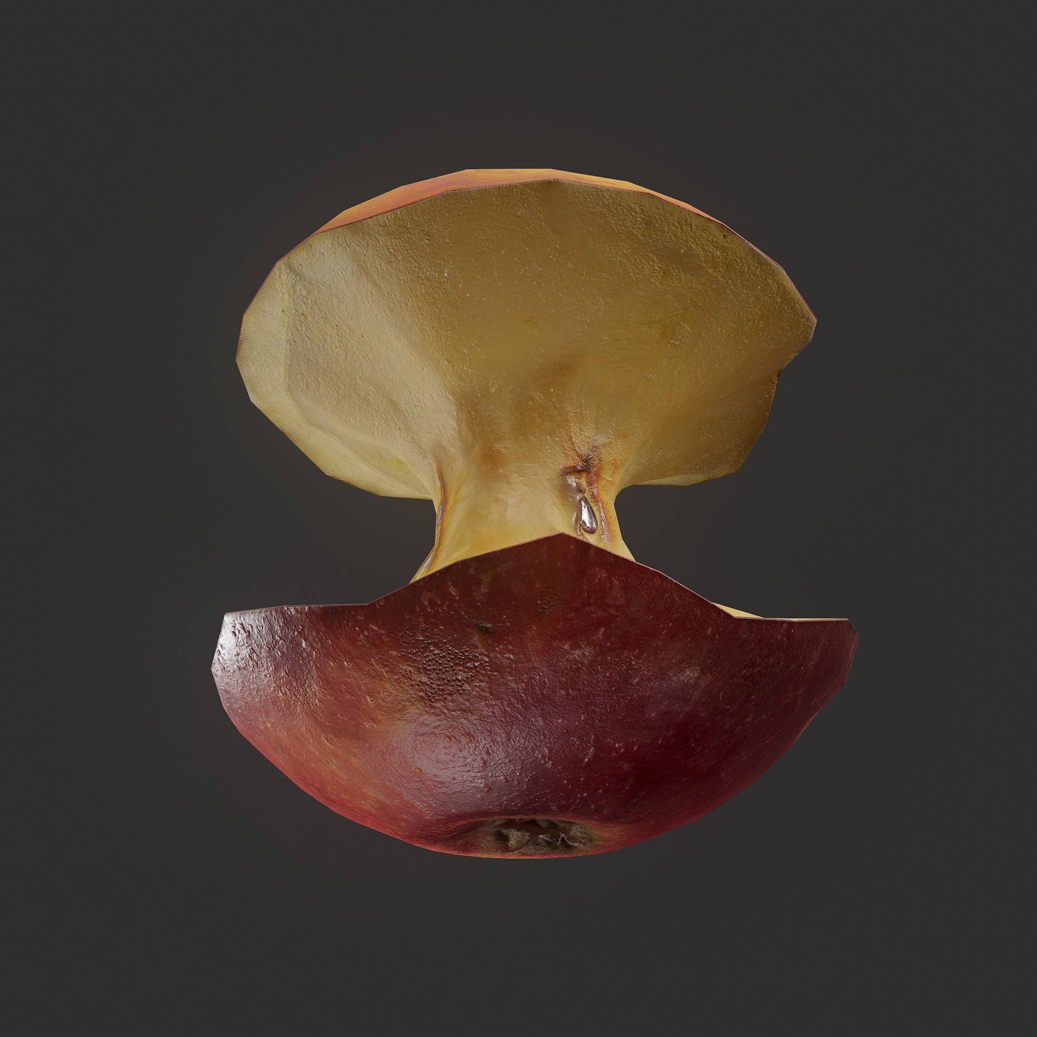 Apple Core Fruit - 3D Model by Get Dead Entertainment