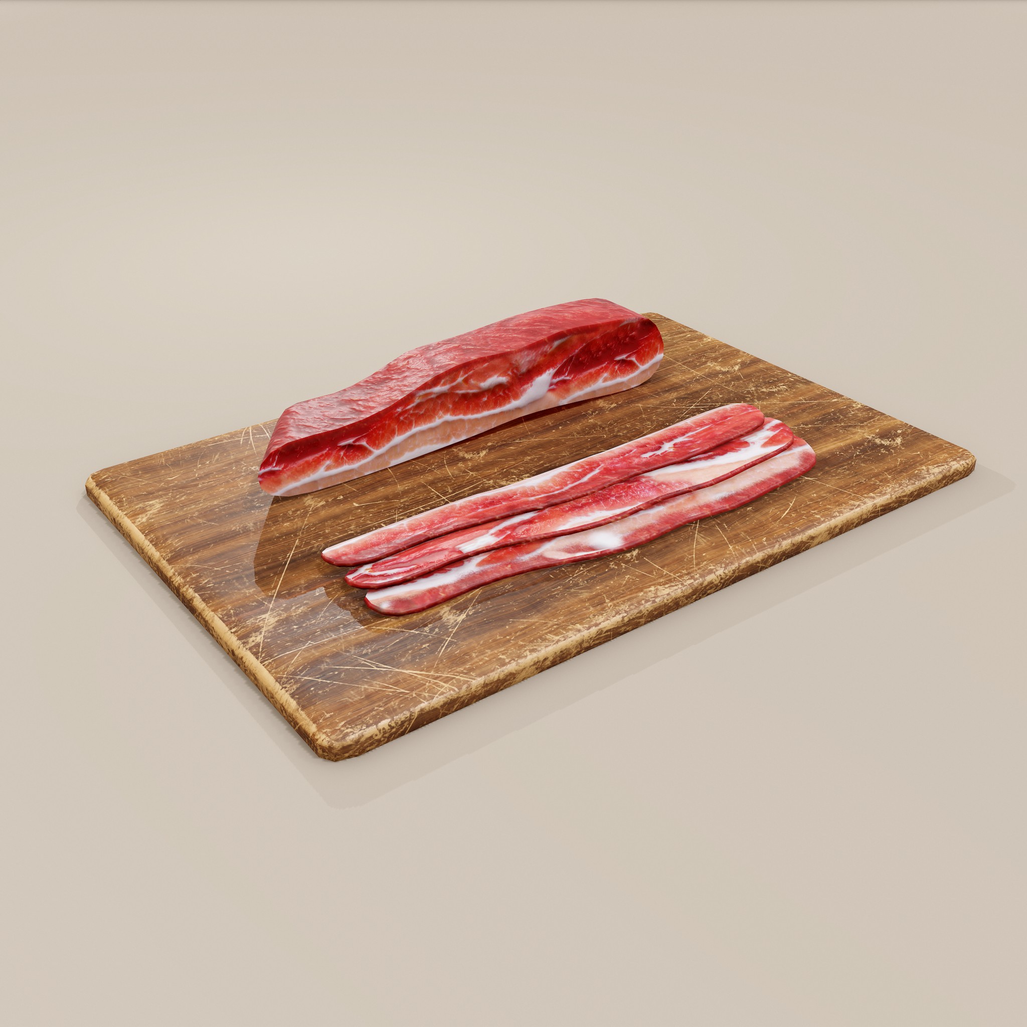 Bacon and Board - 3D Model by Get Dead Entertainment