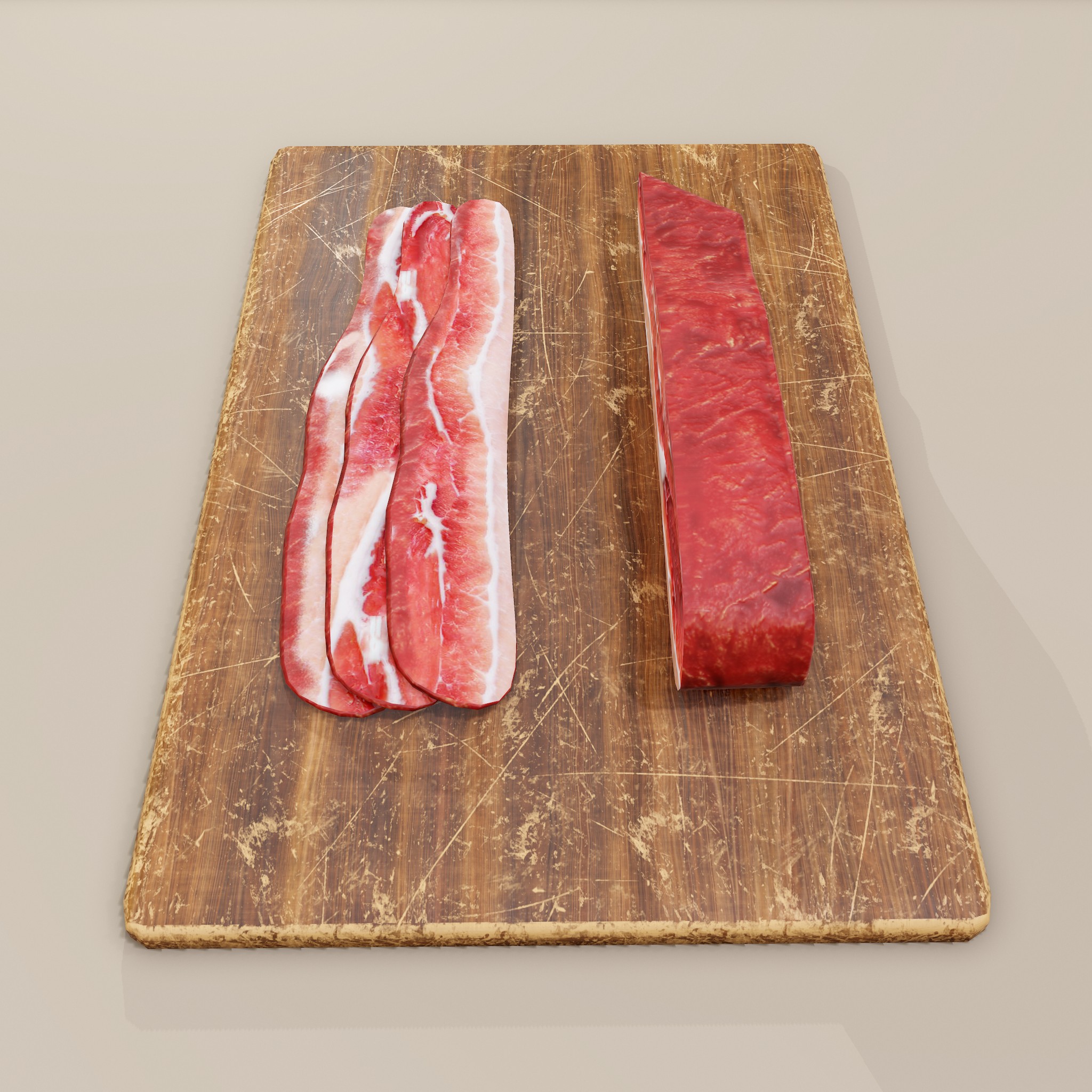 Bacon and Board - 3D Model by Get Dead Entertainment