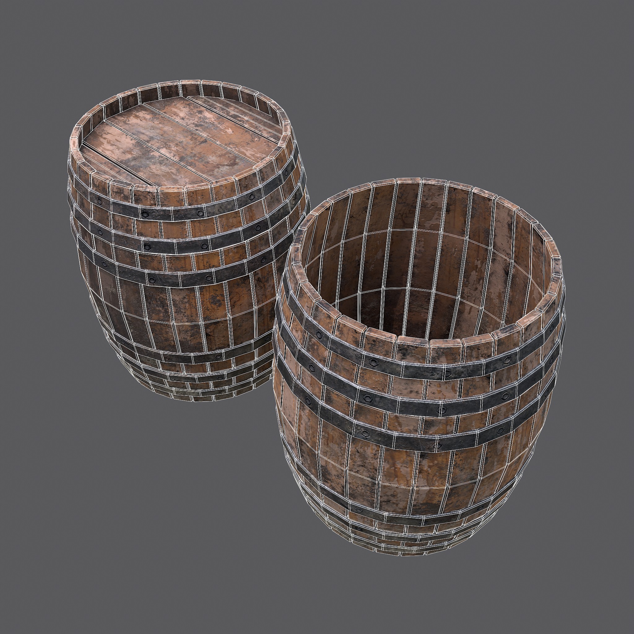 Barrel - 3D Model by Get Dead Entertainment