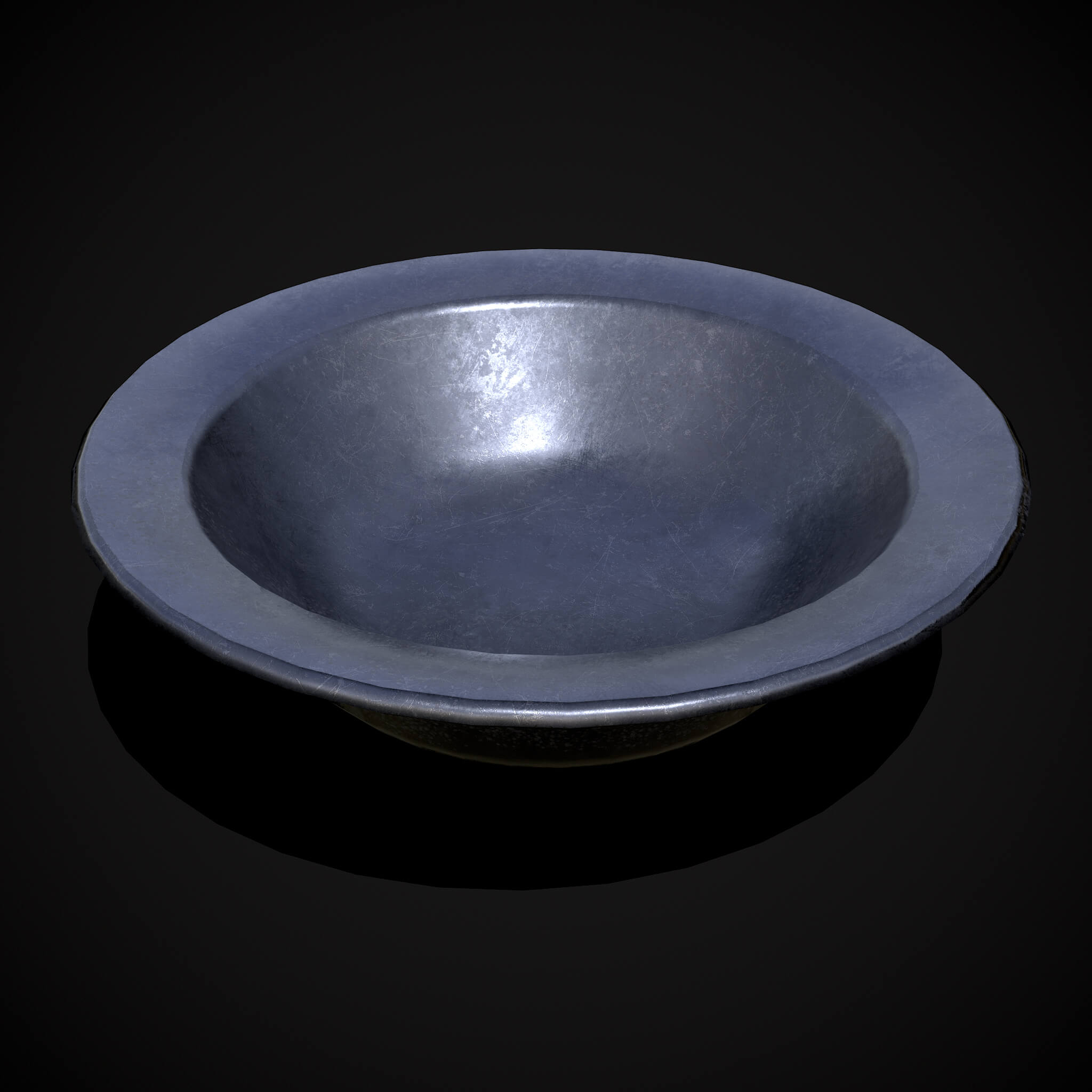 Basic Metal Bowl - 3D Model by Get Dead Entertainment