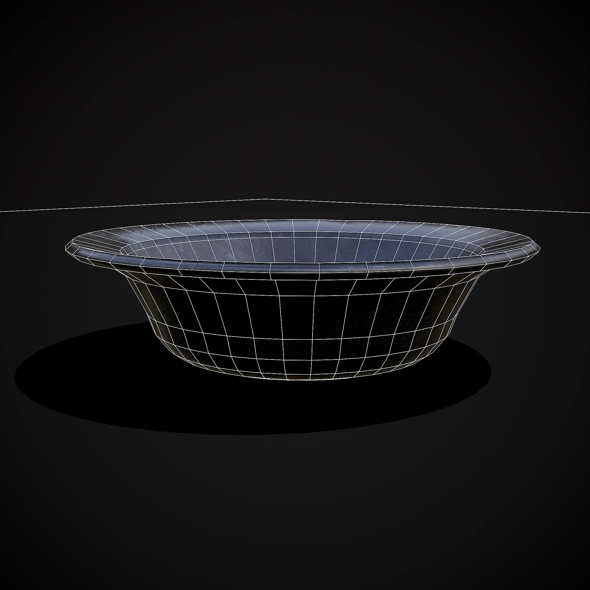 Basic Metal Bowl - 3D Model by Get Dead Entertainment