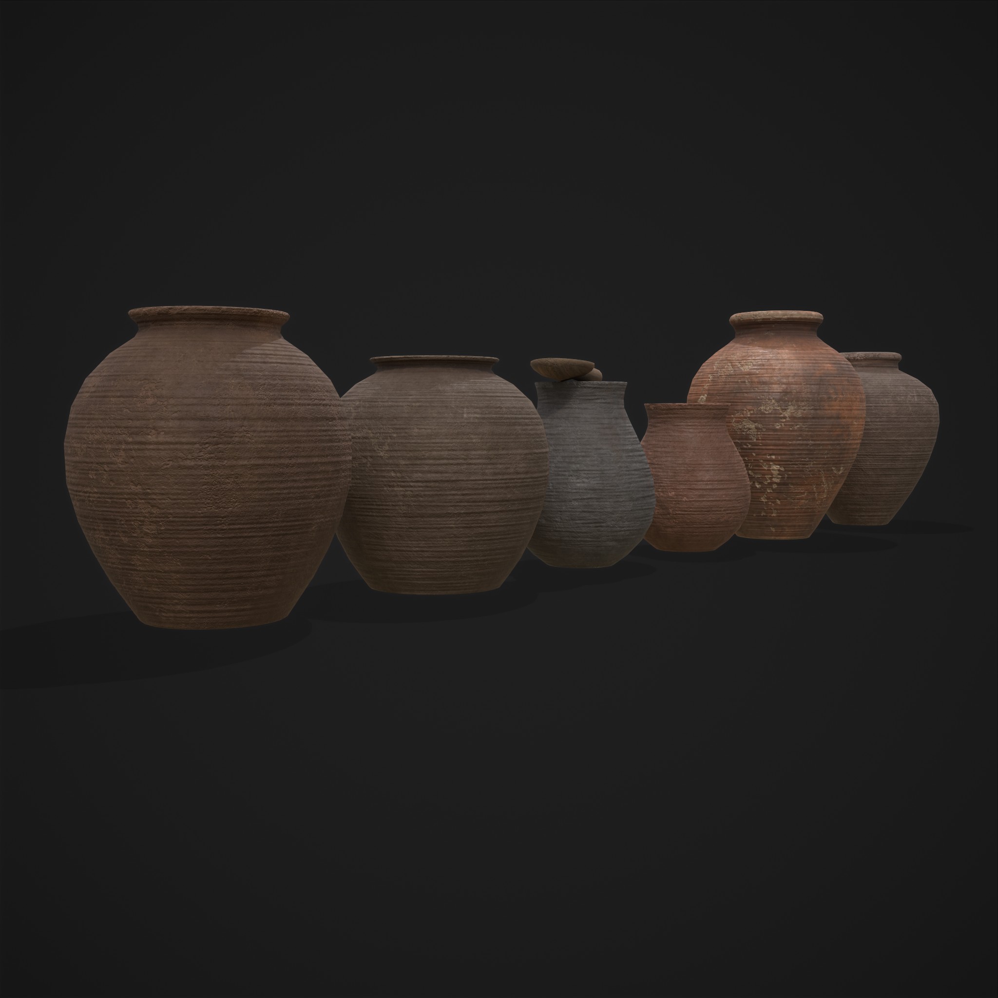 Beautiful Pottery Set - 3D Model by Get Dead Entertainment