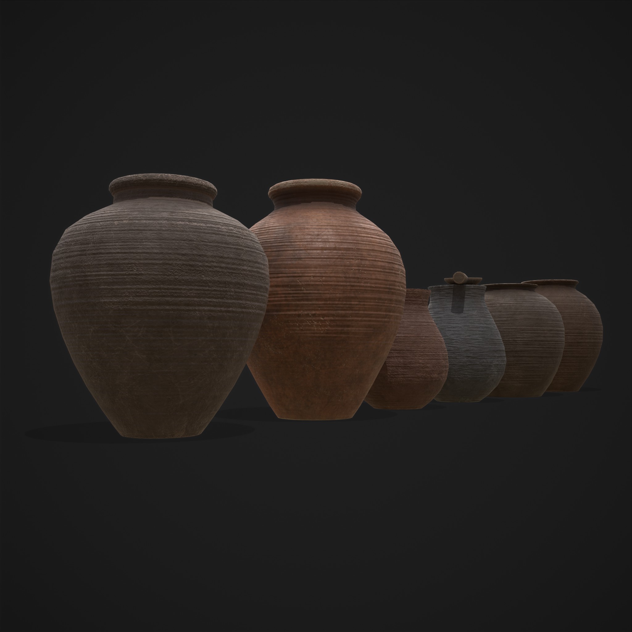 Beautiful Pottery Set - 3D Model by Get Dead Entertainment