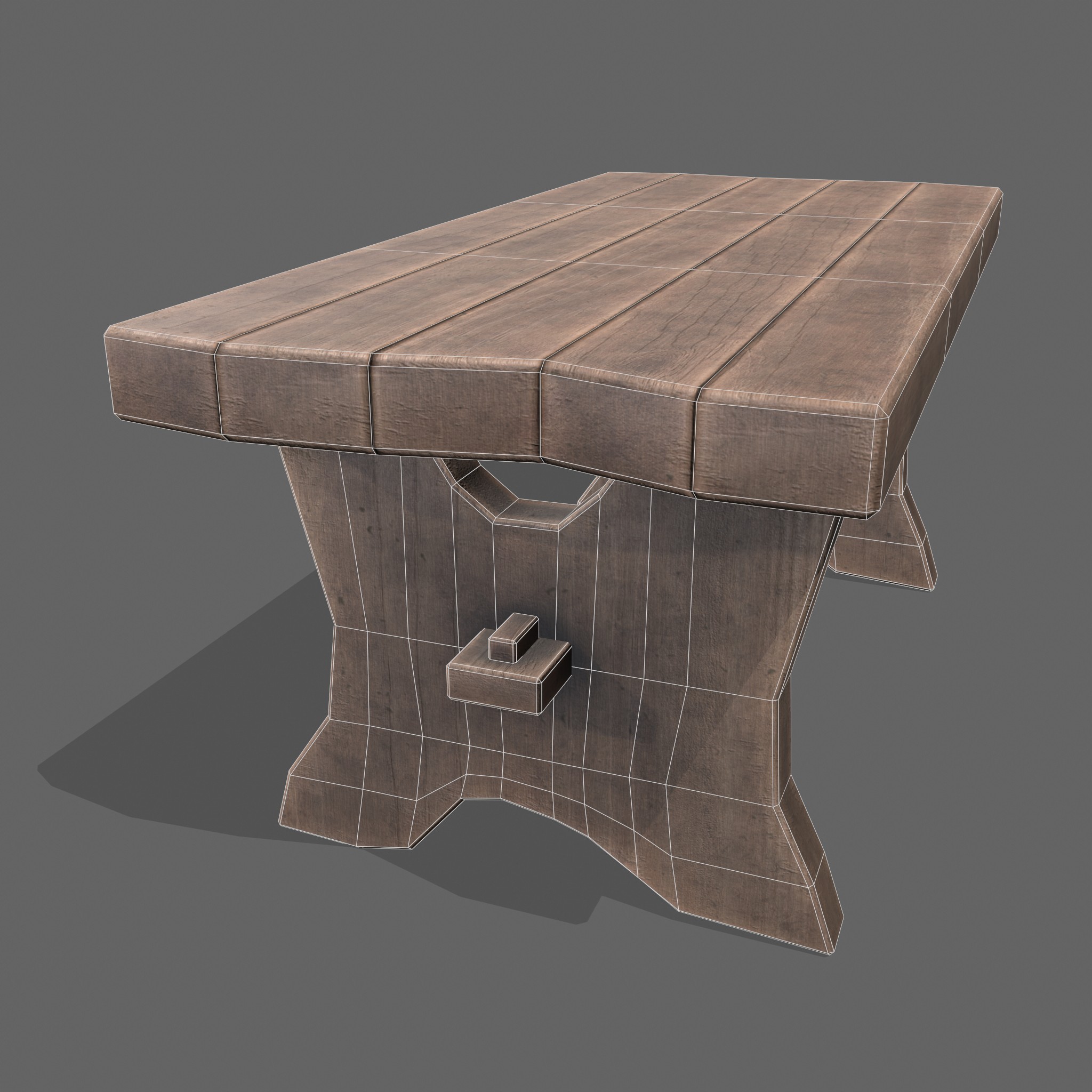 Blacksmith Bench - 3D Model by Get Dead Entertainment
