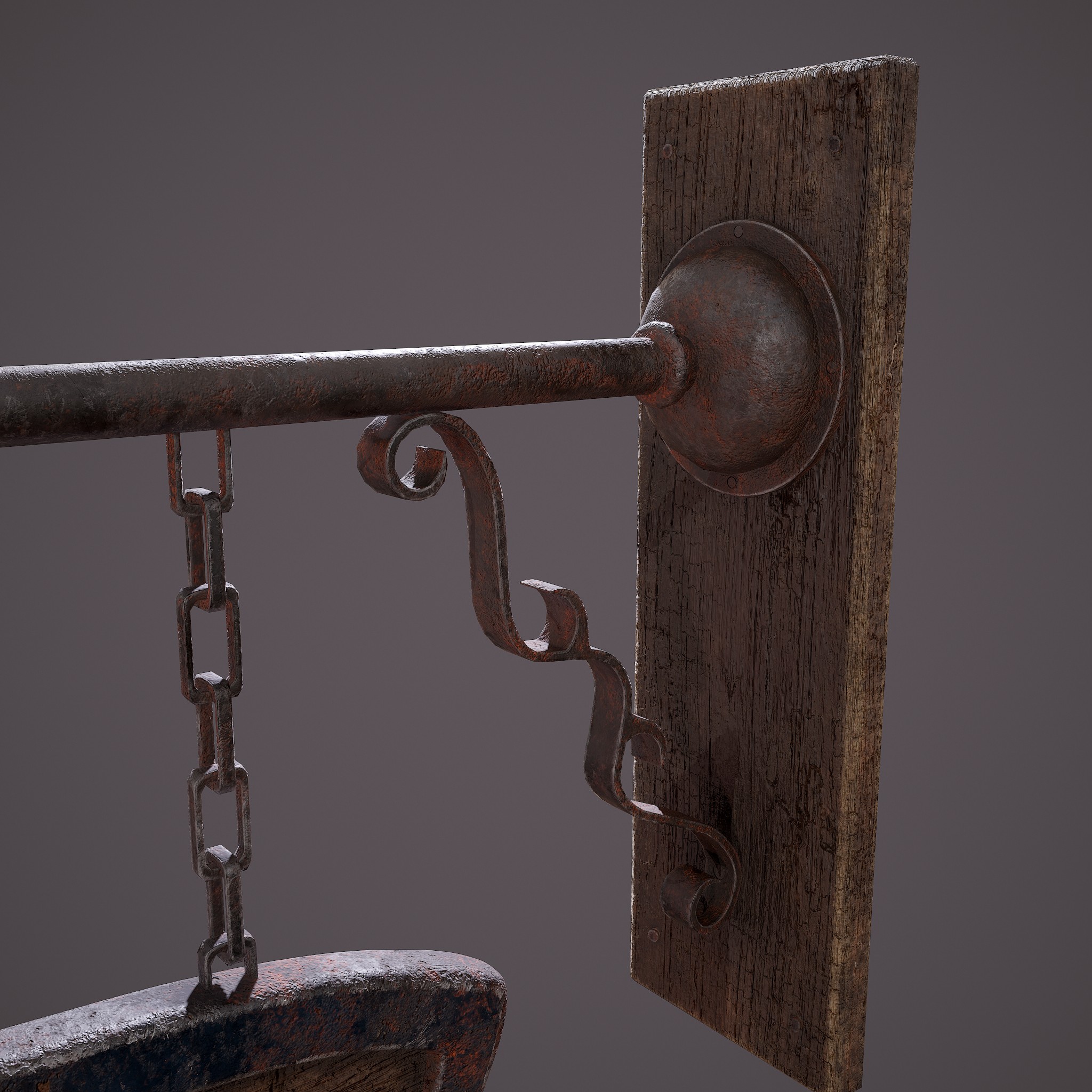 Blacksmith Storefront Sign - 3D Model by Get Dead Entertainment