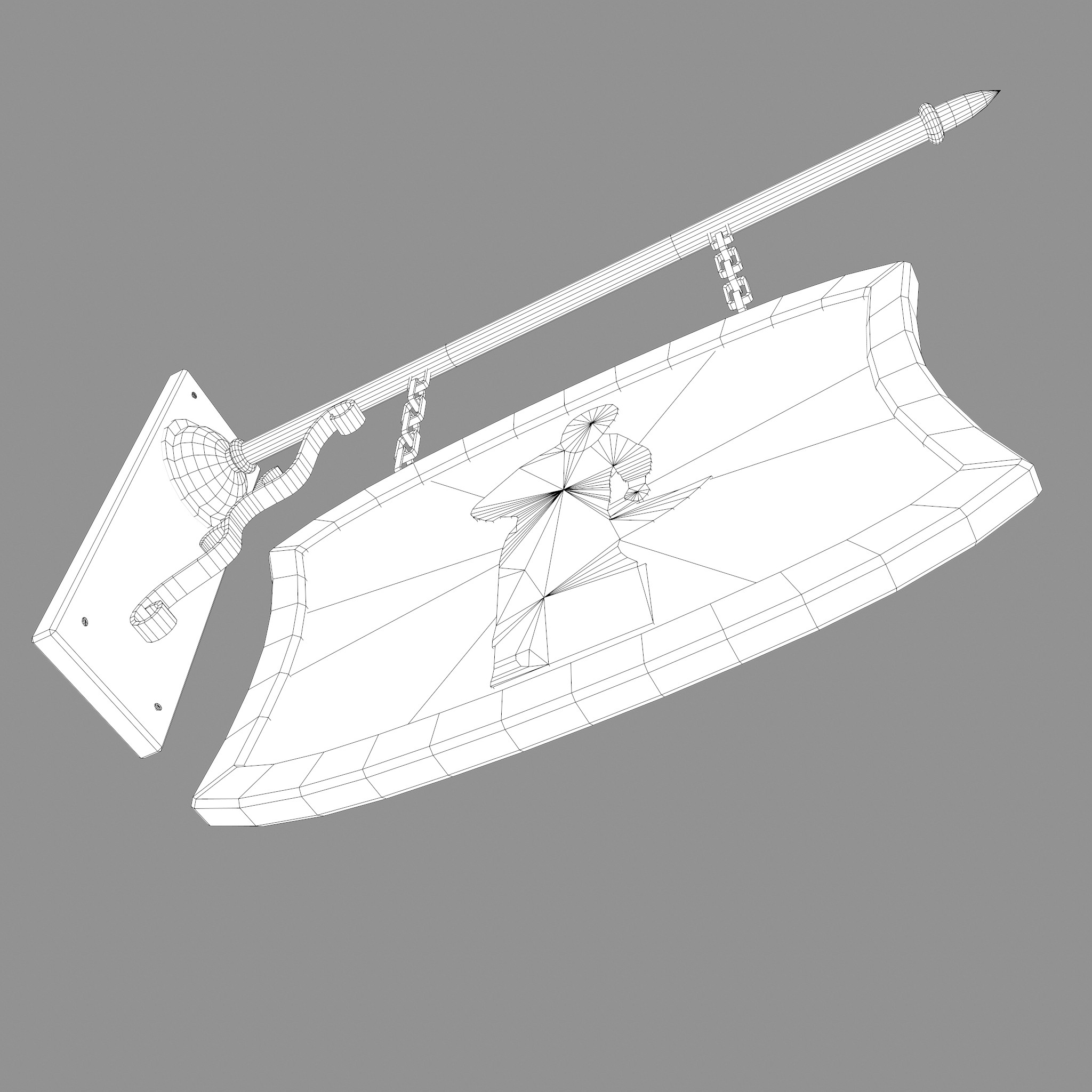 Blacksmith Storefront Sign - 3D Model by Get Dead Entertainment