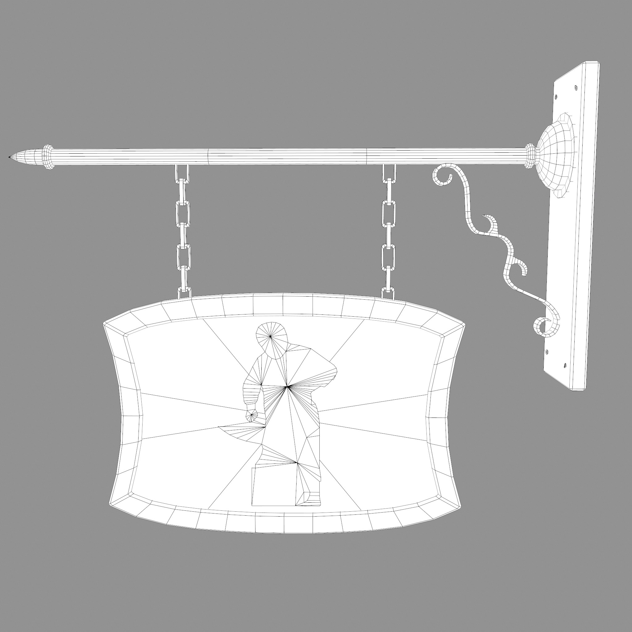 Blacksmith Storefront Sign - 3D Model by Get Dead Entertainment