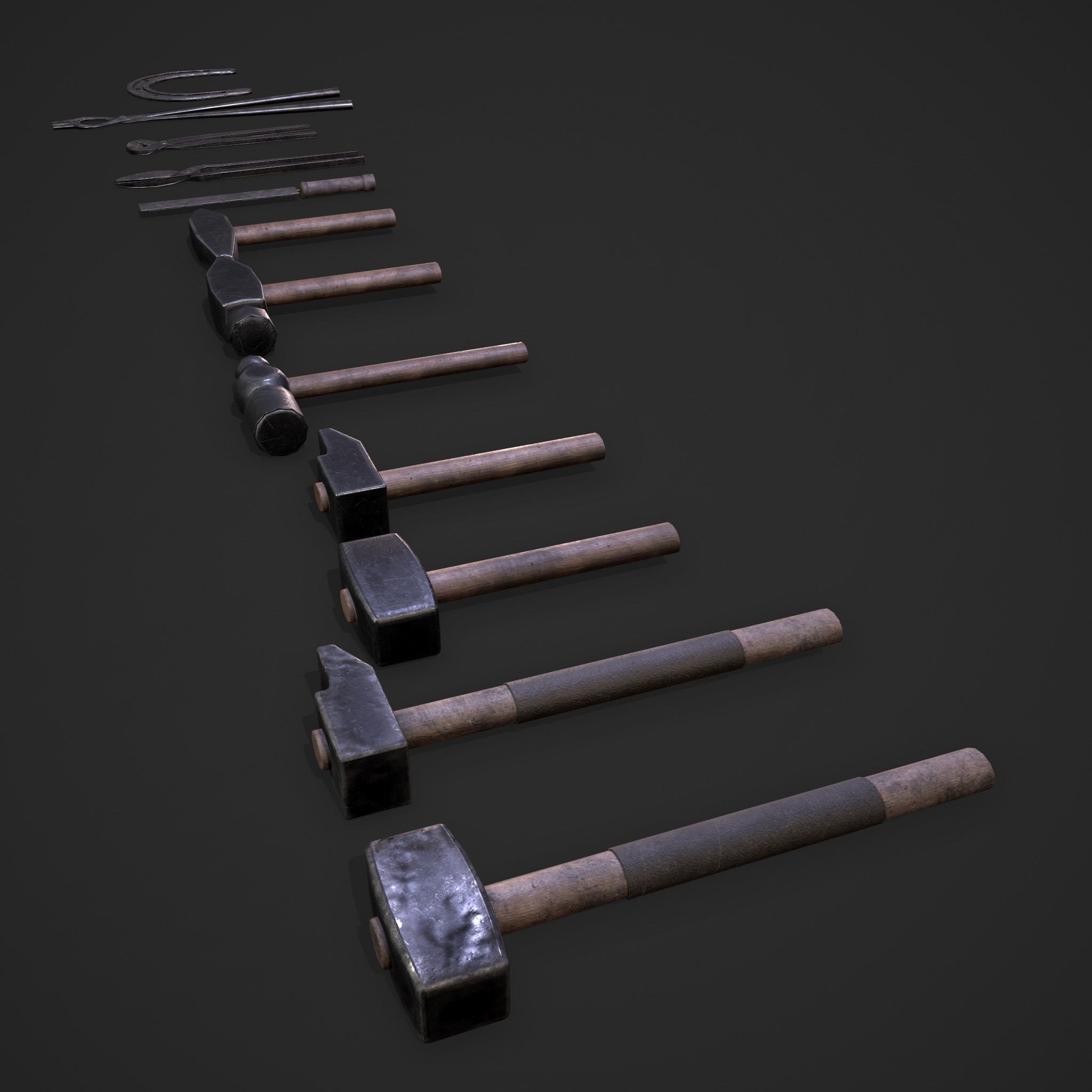 Blacksmith Tools - 3D Model by Get Dead Entertainment