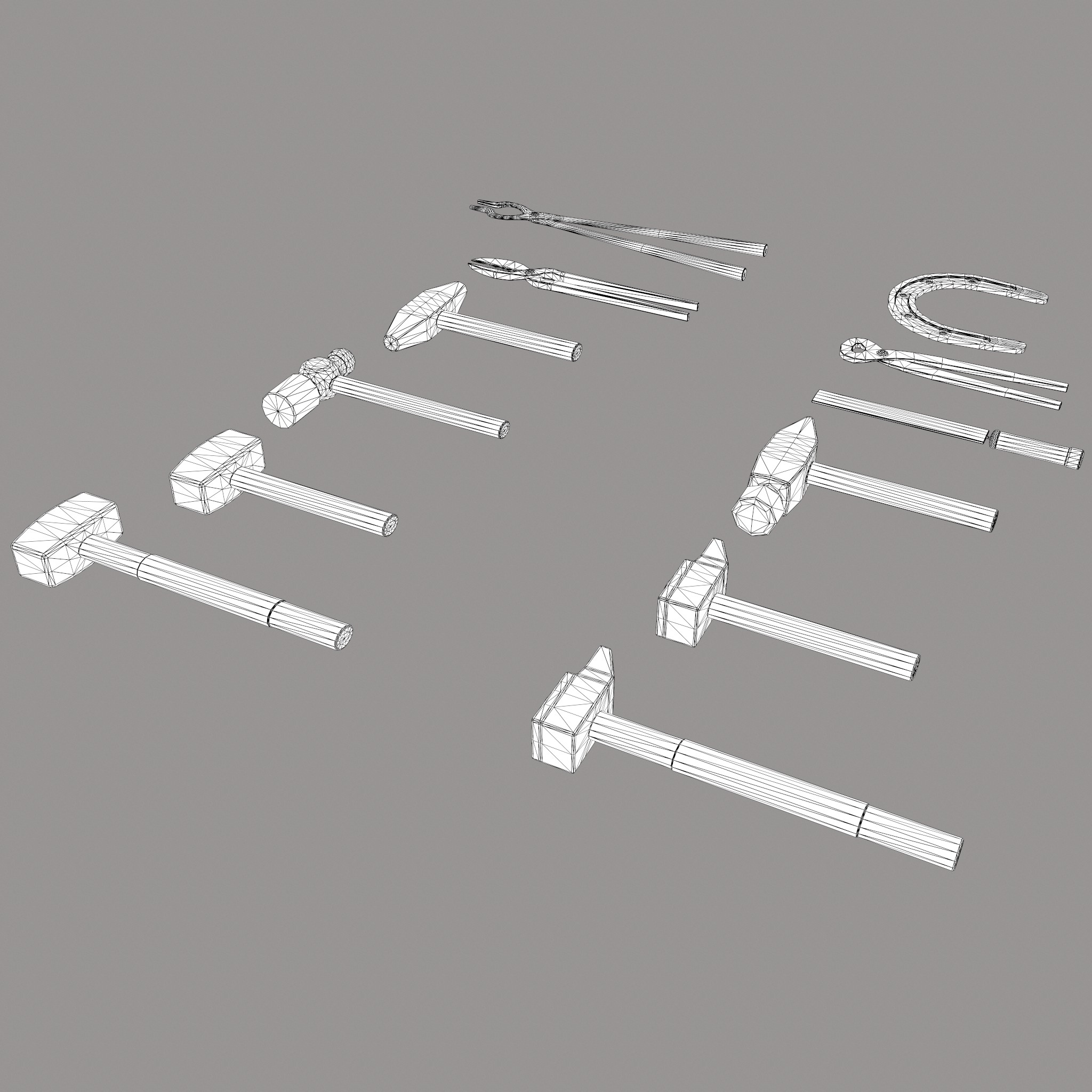 Blacksmith Tools - 3D Model by Get Dead Entertainment