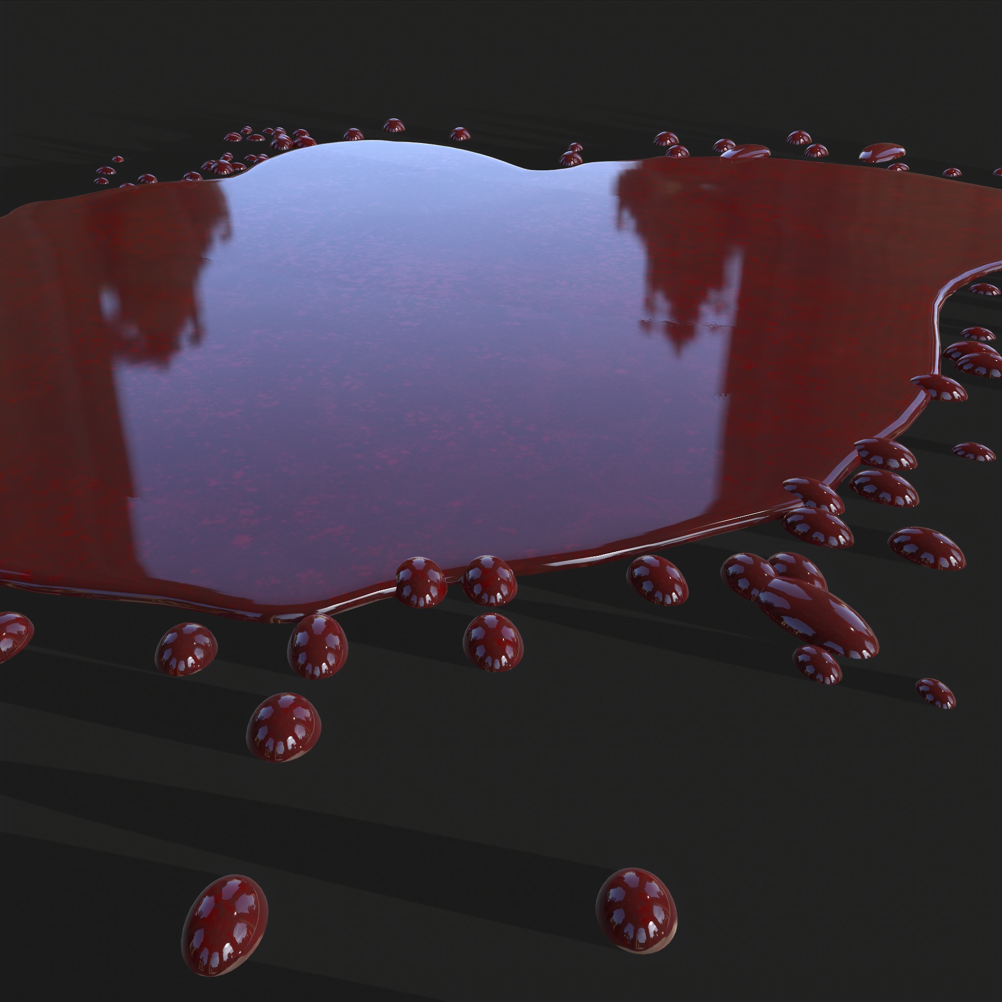 Blood Splatter - 3D Model by Get Dead Entertainment