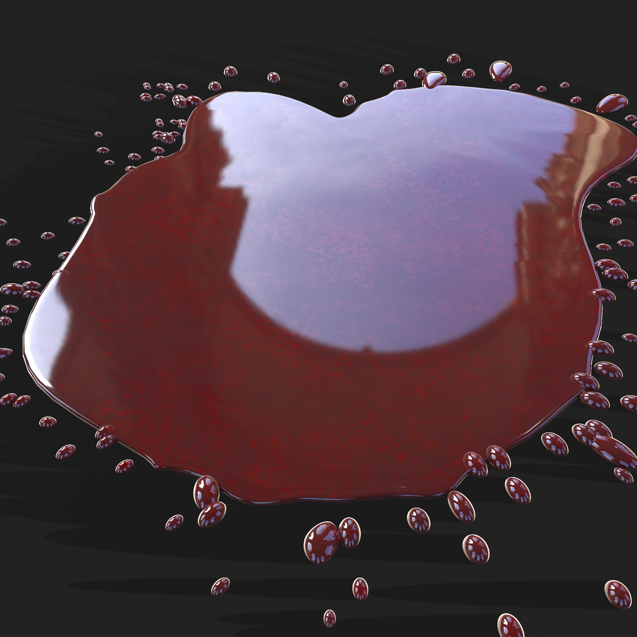 Blood Splatter - 3D Model by Get Dead Entertainment