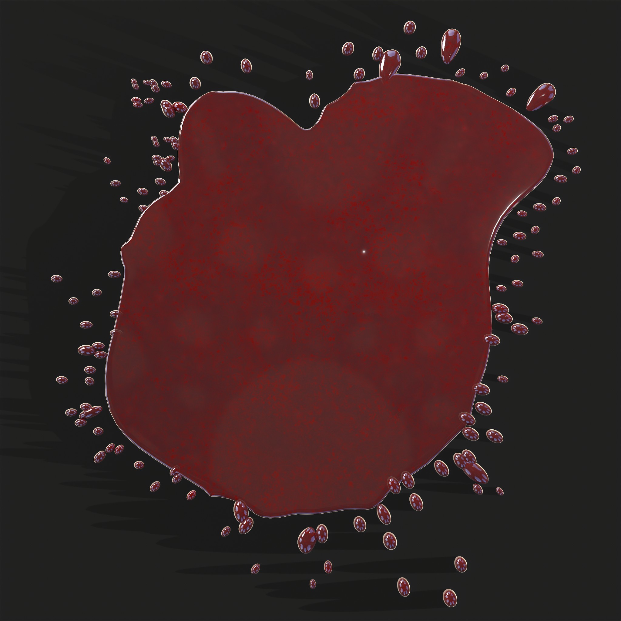 Blood Splatter - 3D Model by Get Dead Entertainment