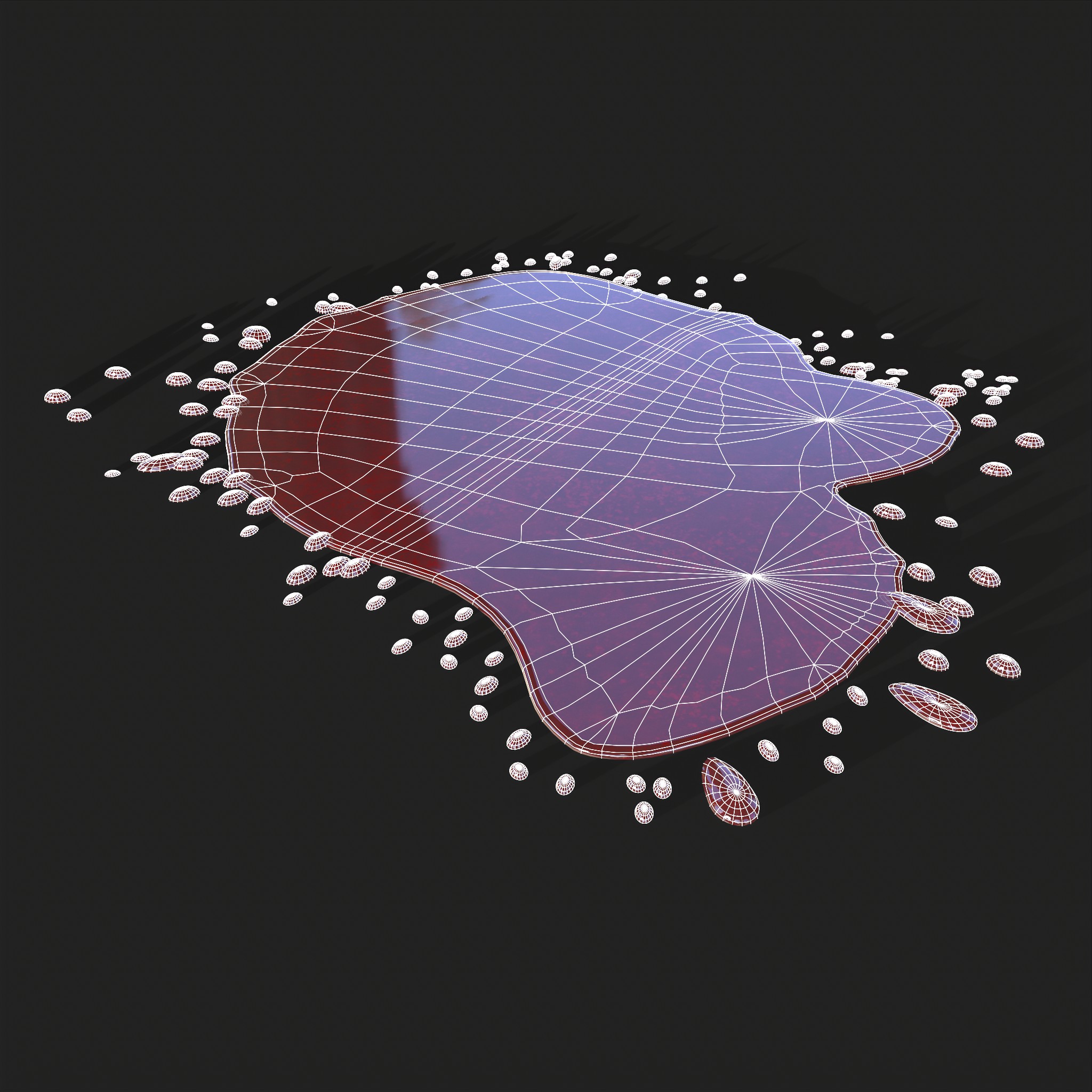 Blood Splatter - 3D Model by Get Dead Entertainment