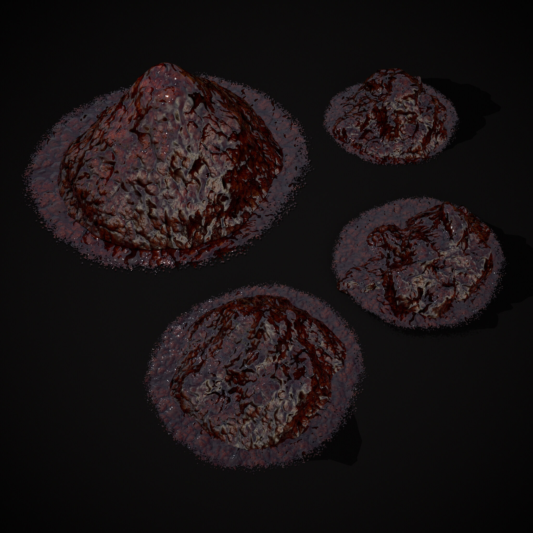 Blood and Guts Piles - 3D Model by Get Dead Entertainment