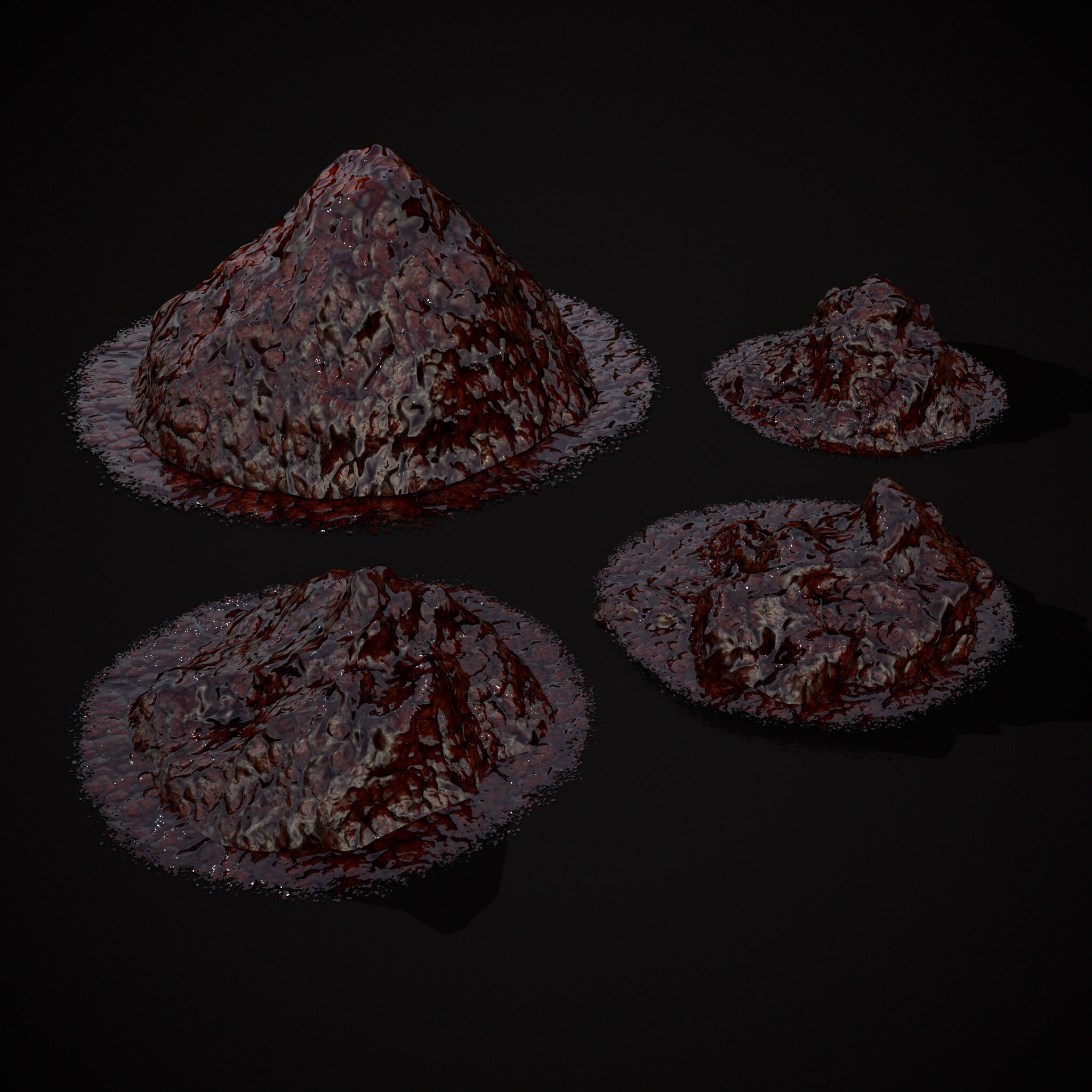 Blood and Guts Piles - 3D Model by Get Dead Entertainment