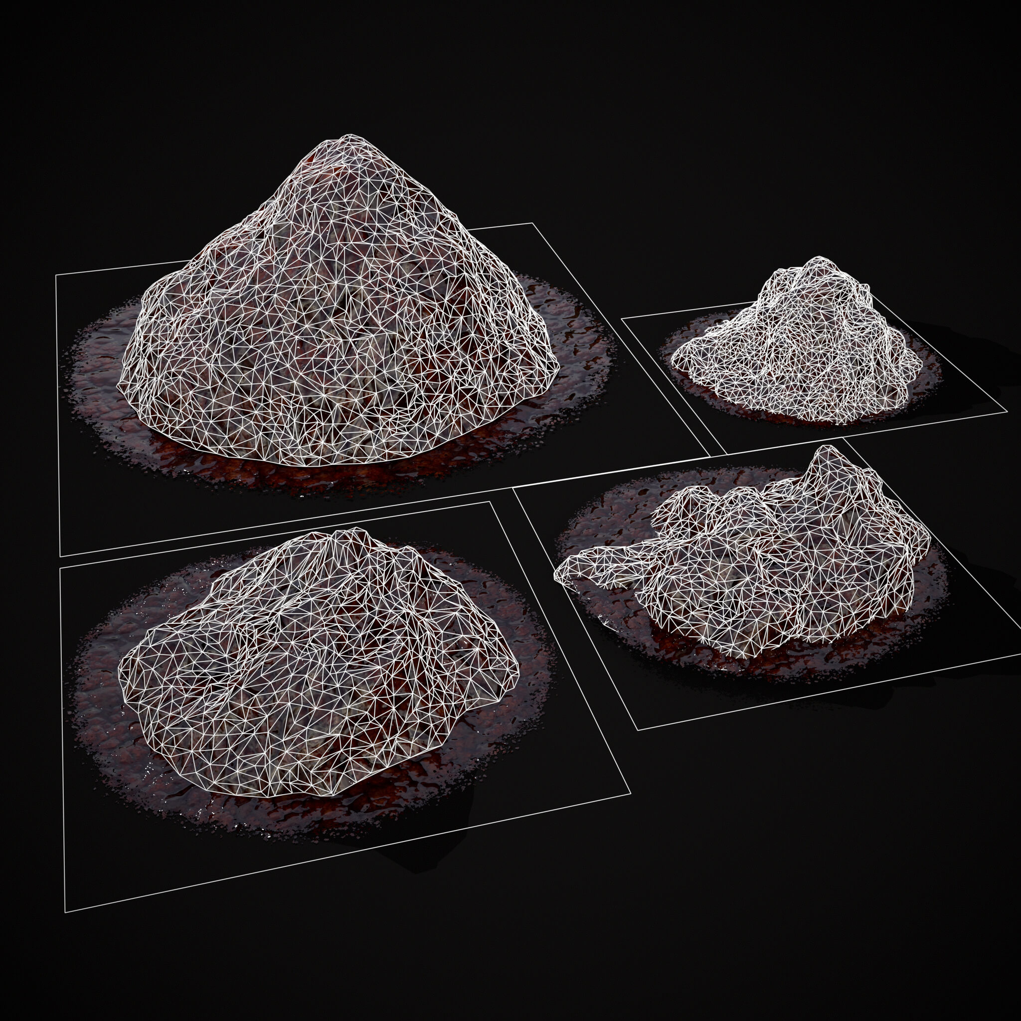 Blood and Guts Piles - 3D Model by Get Dead Entertainment